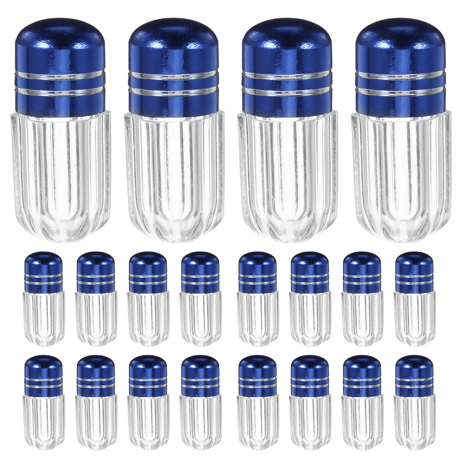 Mian 20pcs Pill Container Bottles Mini Bottles Empty Plastic Medicine ...