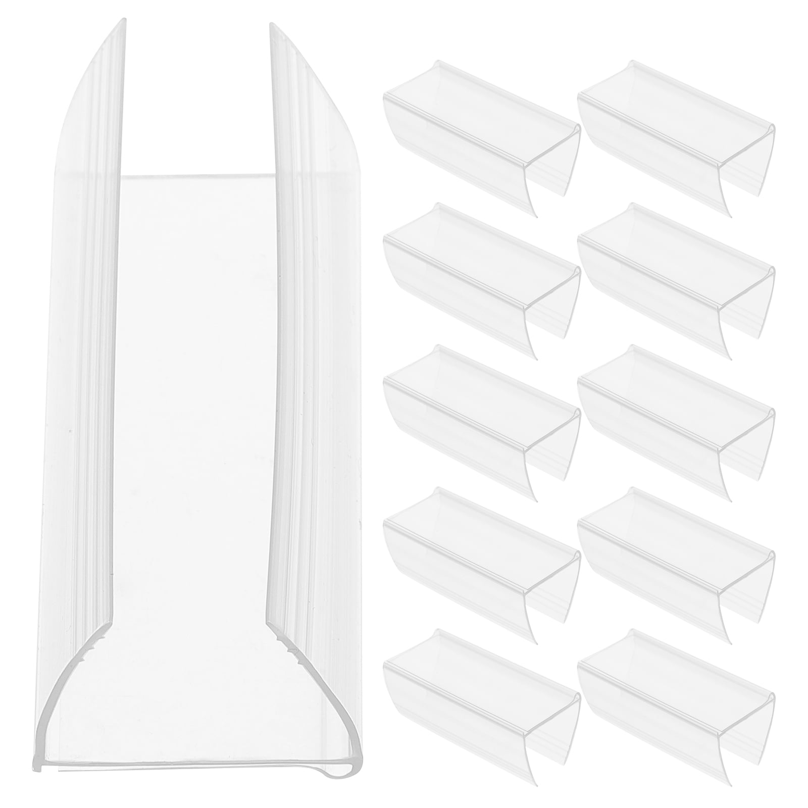 Mian 30pcs Label Holder Sign Display Stand Shop Label Holder Wire Shelf ...