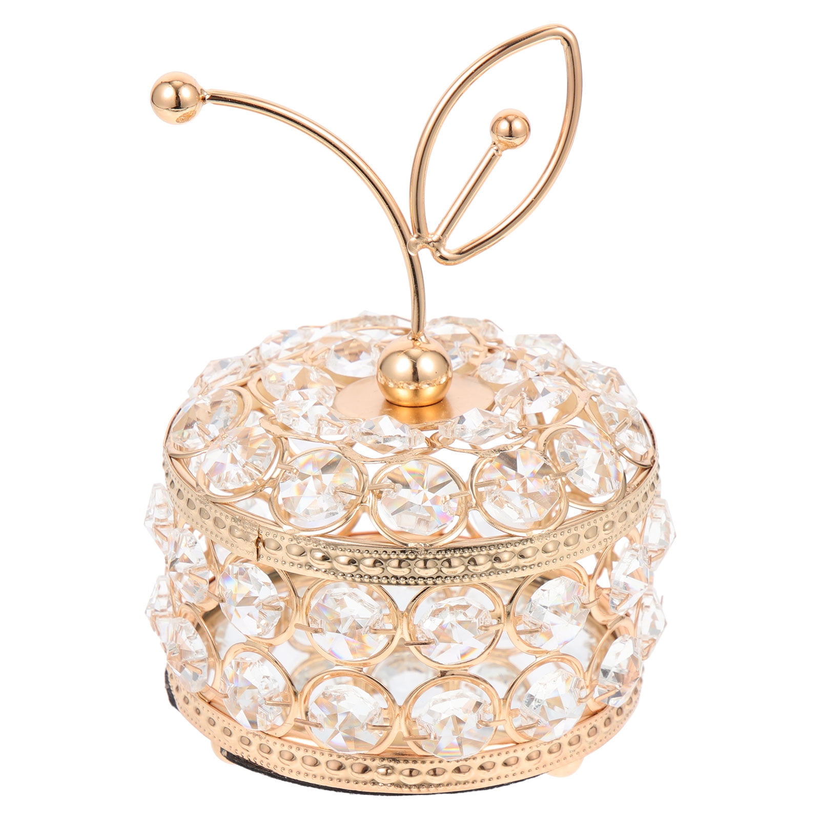 Mian Crystal Jewelry Box with Glass Lid for Women Girls - Walmart.com