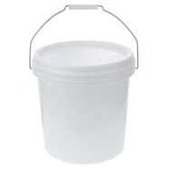 YBM Home Plastic Pail with Handle 11.5 Qt, Light Blue, 39-1229 ...