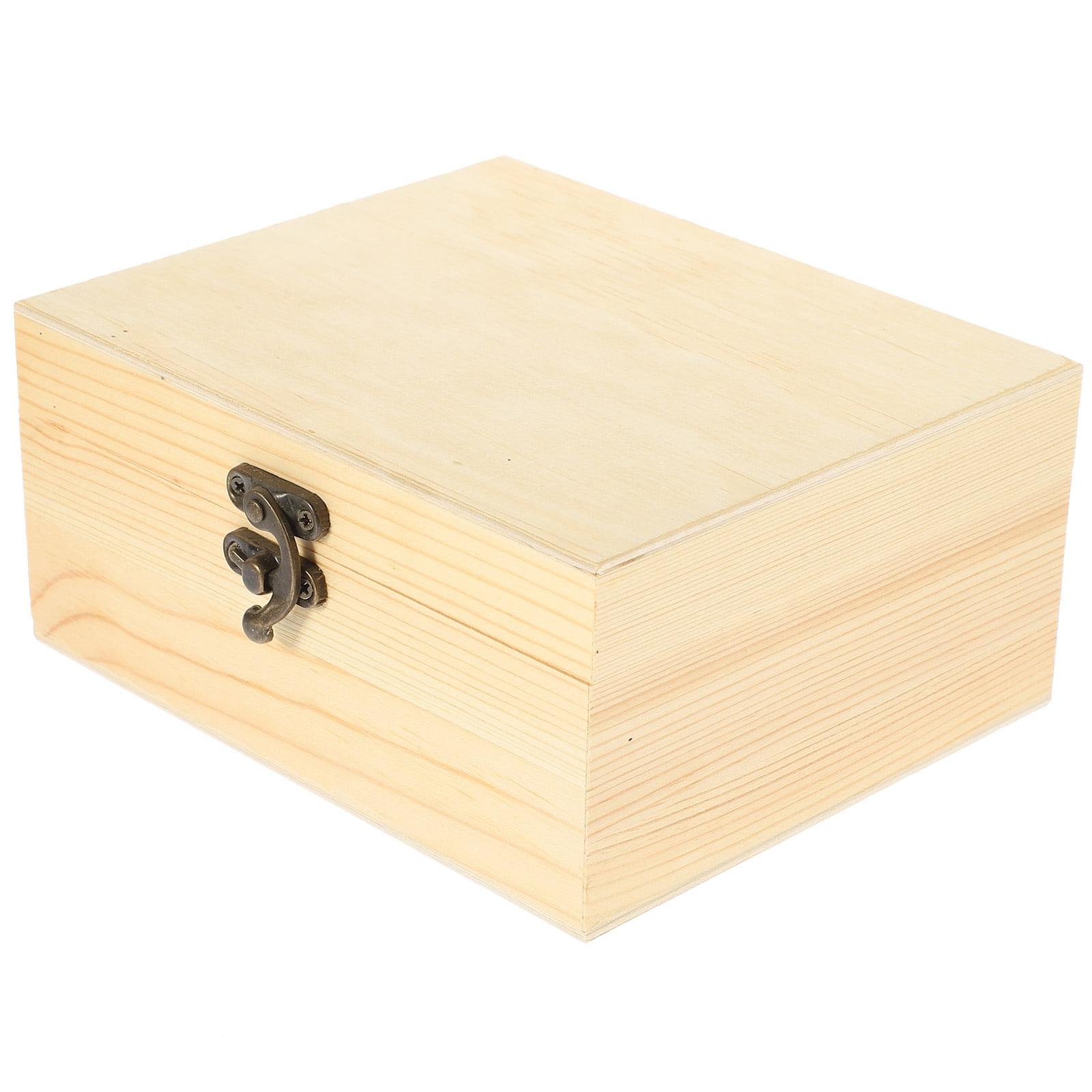 Unfinished Wooden Treasure Chest Boxes for Crafts and Keepsakes ...