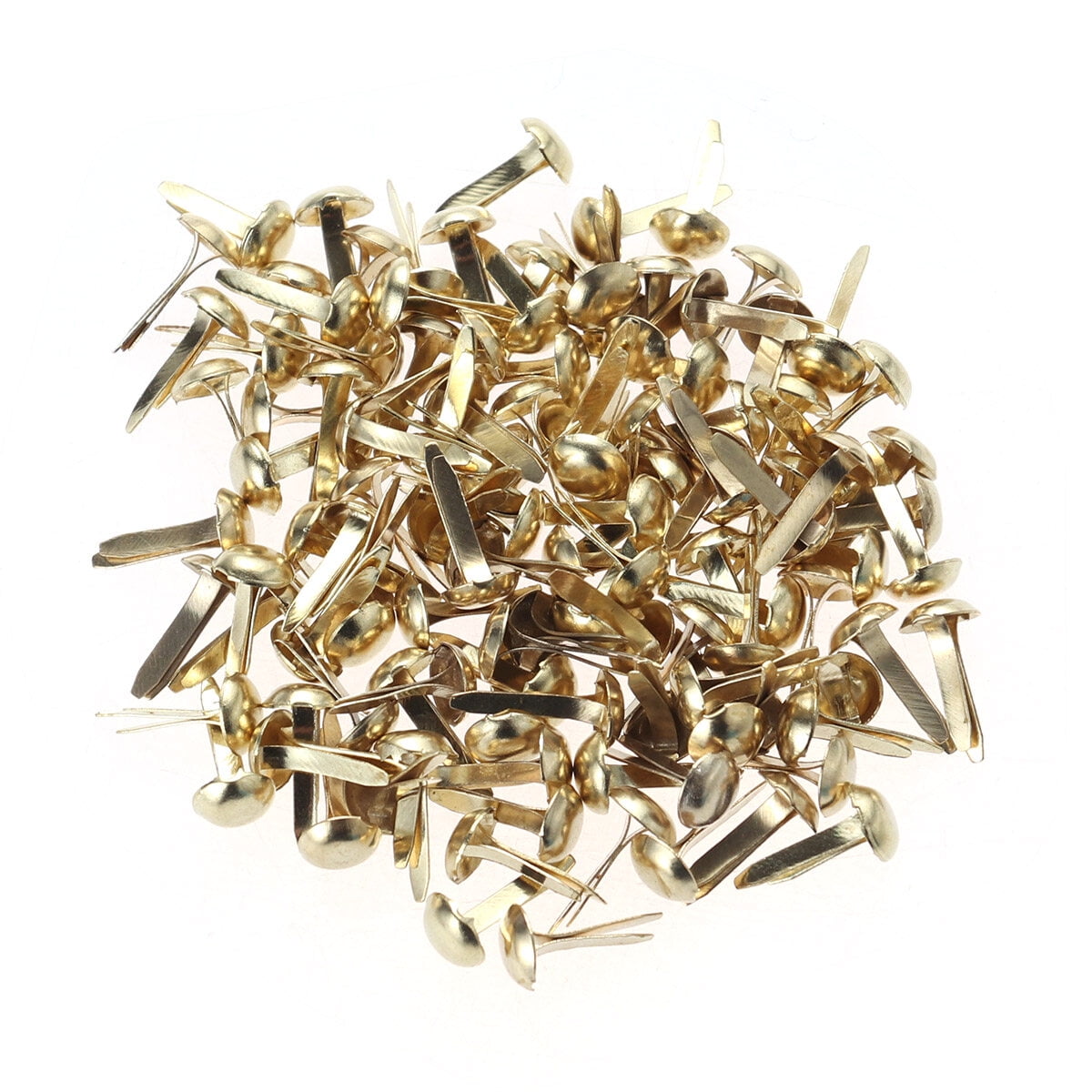 Miangastore 100pcs Small Round Brass Paper Fasteners for Scrapbooking ...