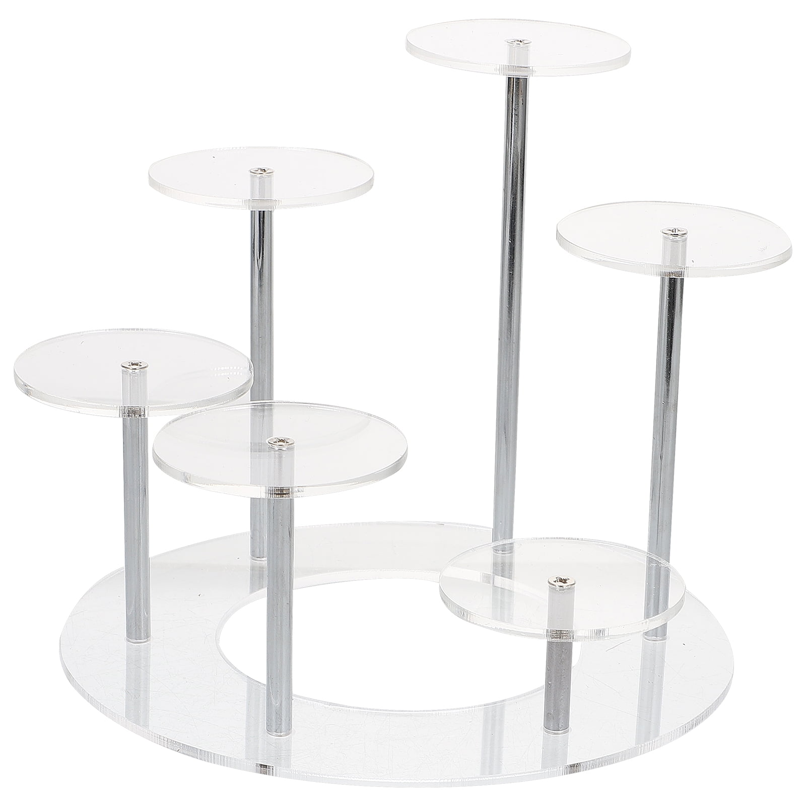 Miangastore 6 Tier Acrylic Step Display Stand for Collectibles and ...