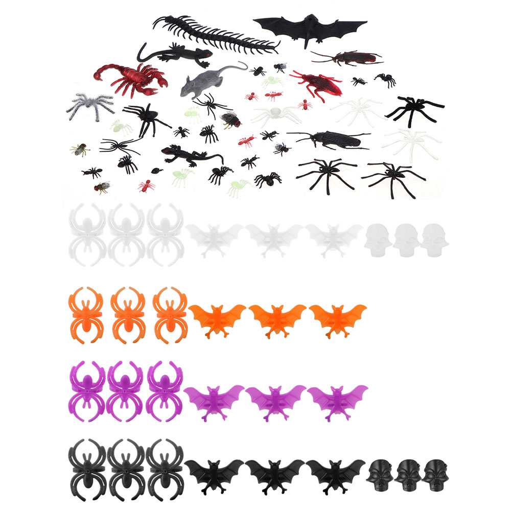 Miangastore 74 Assorted Insect Figures for April Fools Day Decor ...