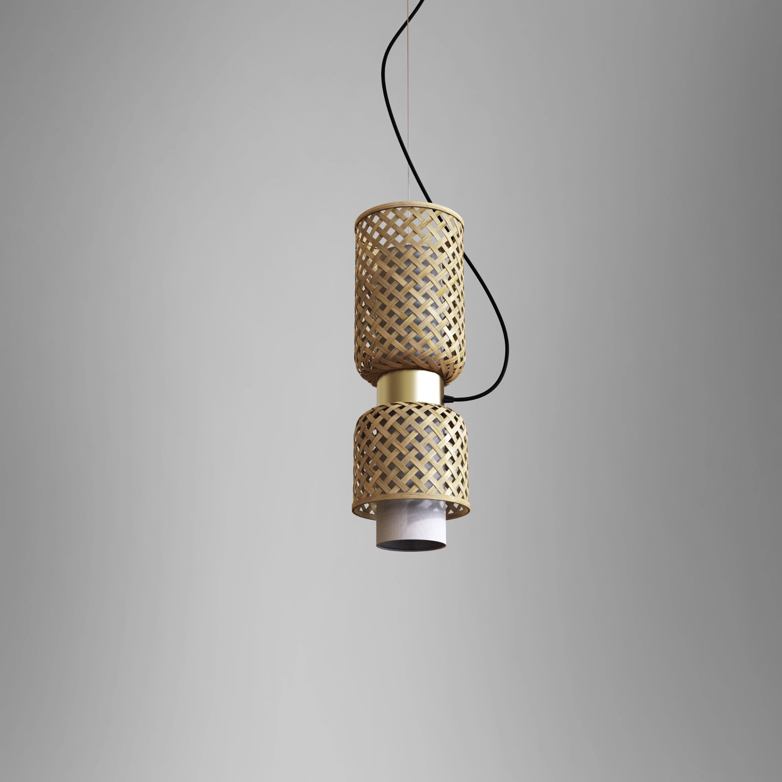 Mianzi Bamboo Metamorphosis Pendant Lamp H-014CD, Already Assembled ...