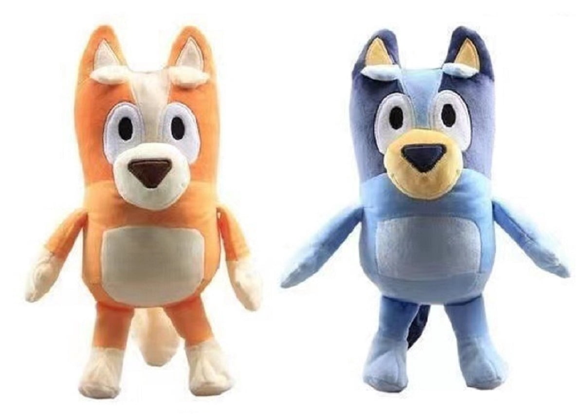 Miaobe 11 inchs Bluey & Bingo's Family of Four Plush Stuffed Toys Kids ...