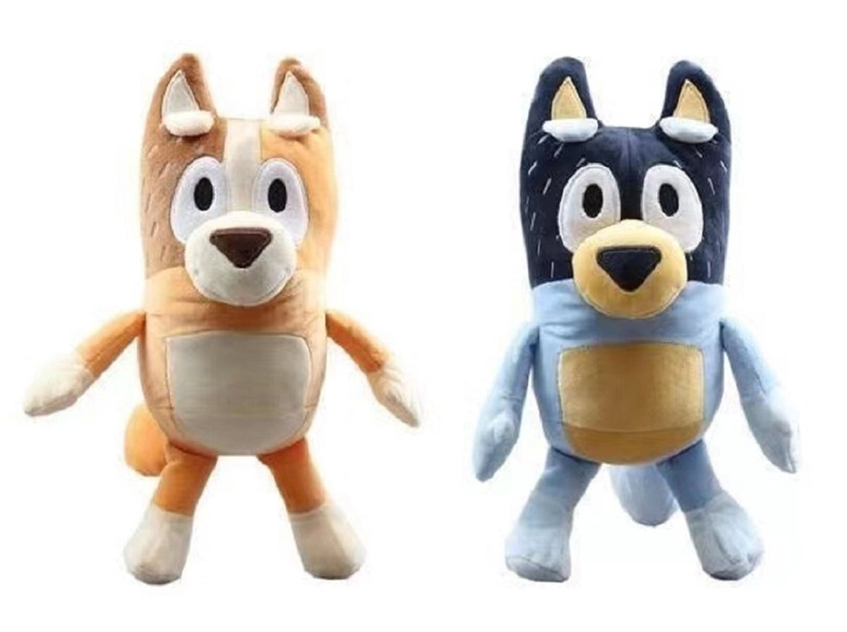 Miaobe 11 inchs Bluey & Bingo's Family of Four Plush Stuffed Toys Kids ...