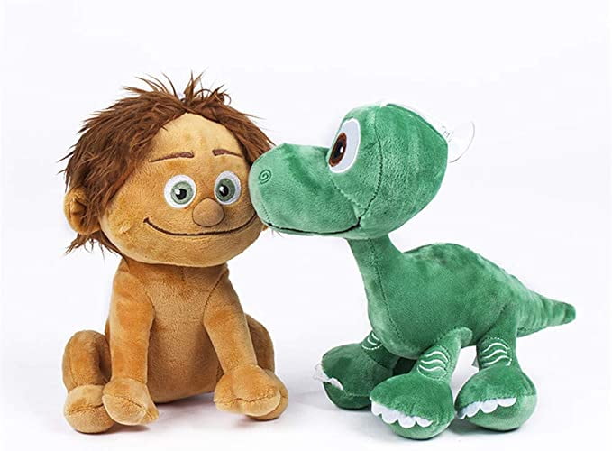 Miaobe 2Pcs The Good Dinosaur 22cm Spot Boy/22cm Dinosaur Arlo Plush ...