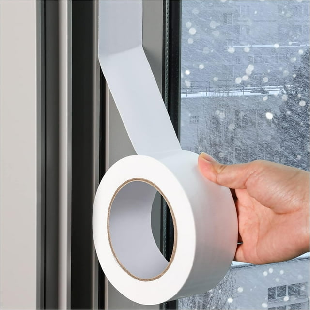 Miaochaun Window Weather Stripping Tape, White Window Insulation for ...