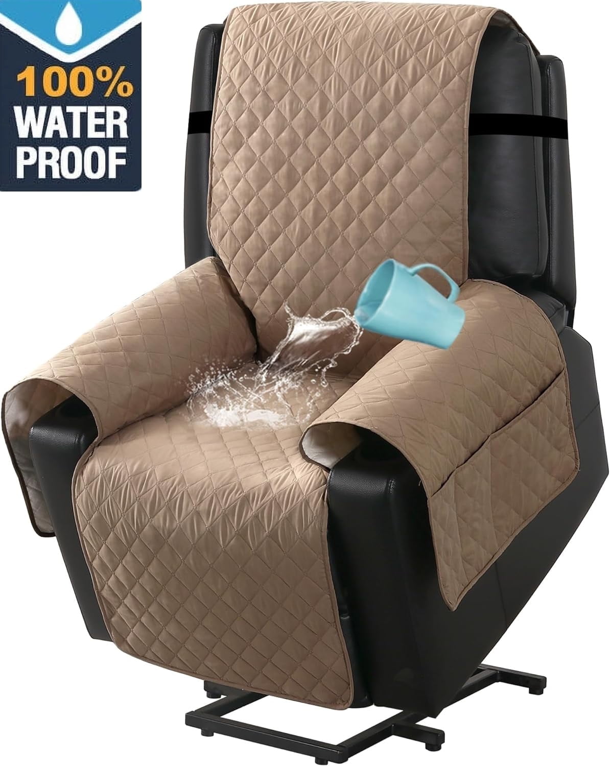 Miaochuan Recliner Chair Covers,100% Waterproof Power Lift Recliner ...