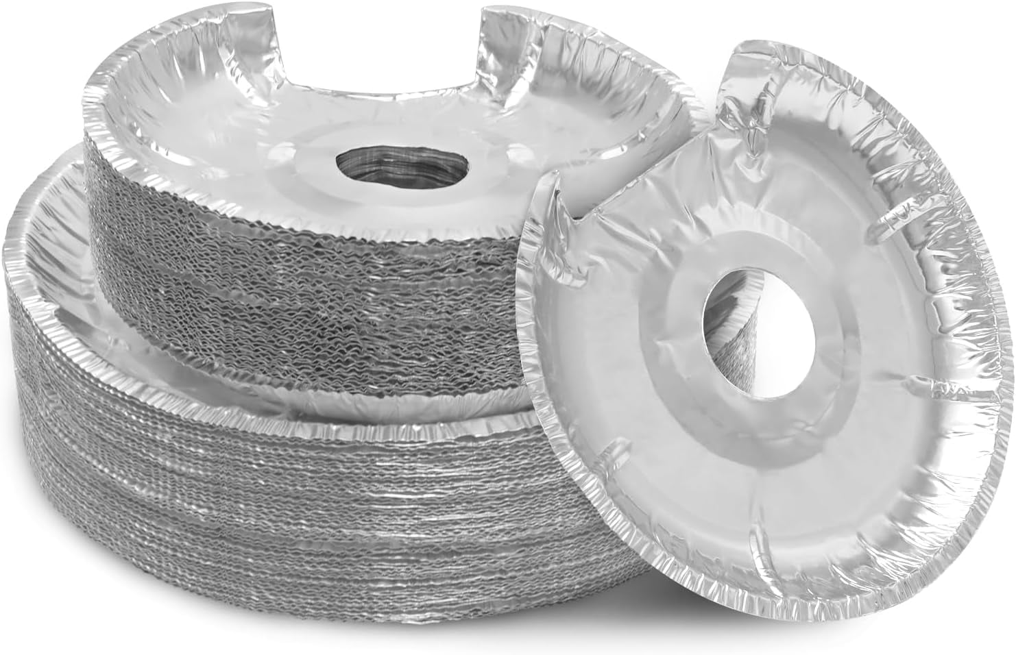 Miaochuan Round Electric Stove Burner Covers - Thicker Aluminum Foil ...