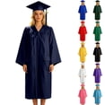 Miaoju Unisex Matte Graduation Cap and Gown 2026 Set with Tassel for ...