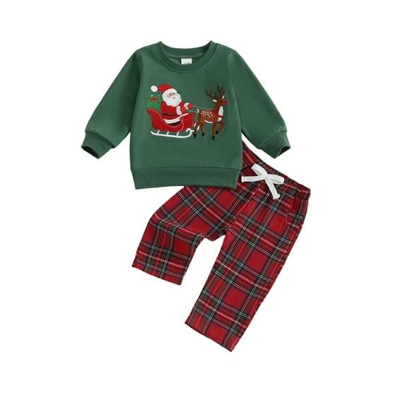 Miaouyo Toddler Baby Boy Christmas Fall Outfits 6 12 18 24 Months 2T 3T ...