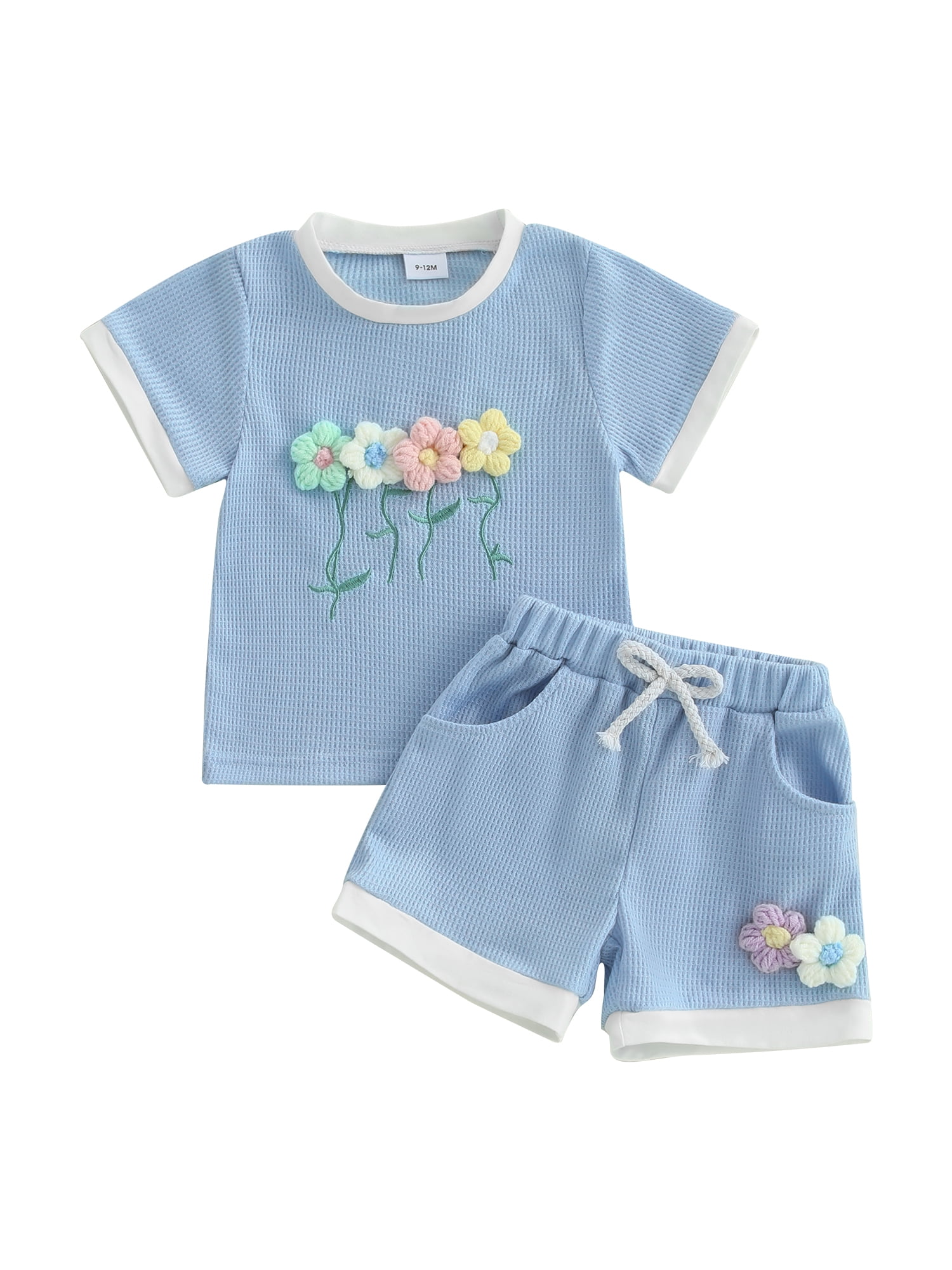Miaouyo Toddler Baby Girl Summer Clothes Set 9 12 18 24 Months 2T 3T 4T ...