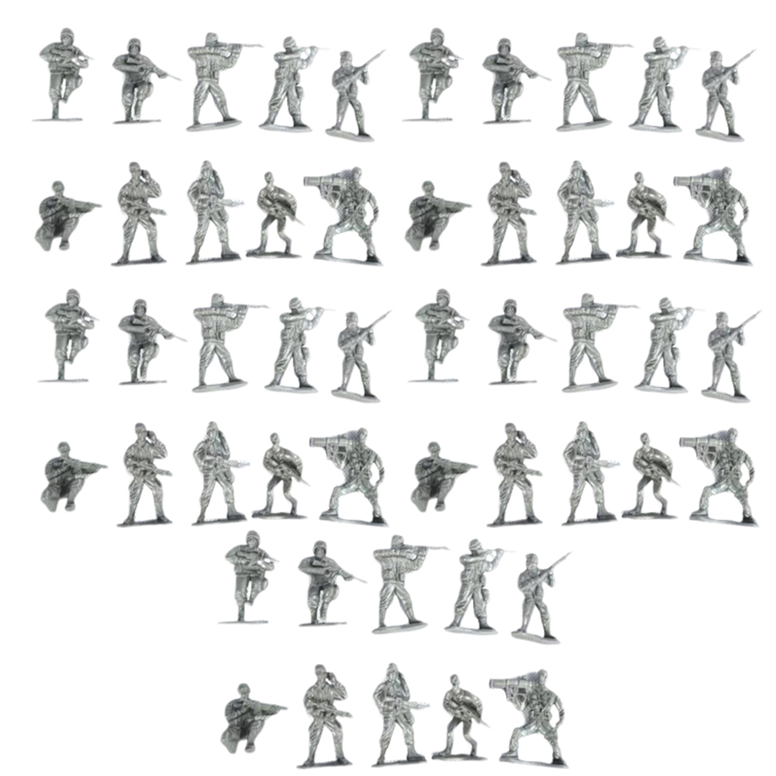 Miarnea 100Pcs Kids Toy Soldiers Plastic Army Men Action Figures ...