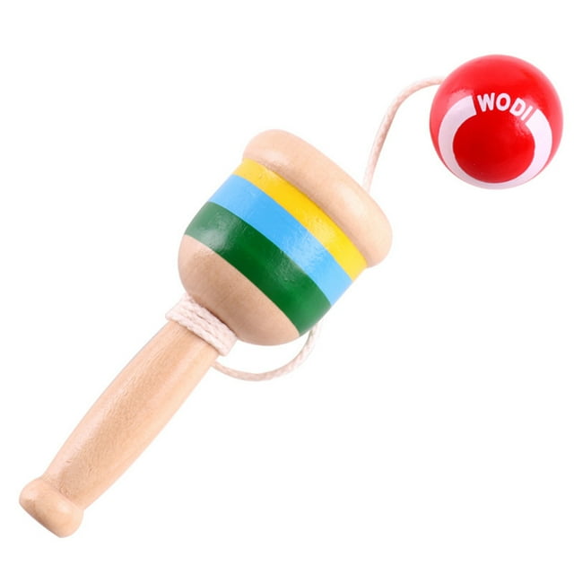 Miarnea 1pcs Toddler Toys Wooden Catch Ball Game Ball Catching Cup ...