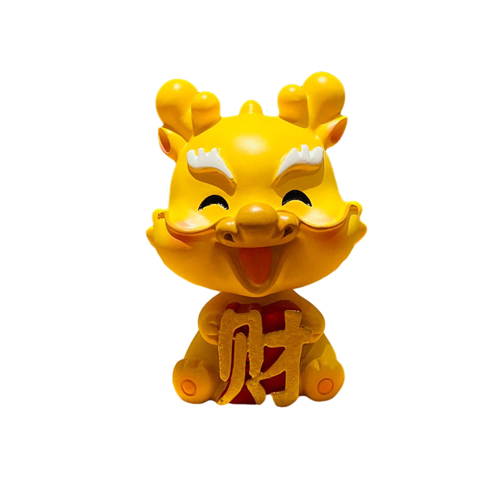Miarnea 2024 Mascot Lucky Dragon Figurine: Head Shaking Car Dashboard ...