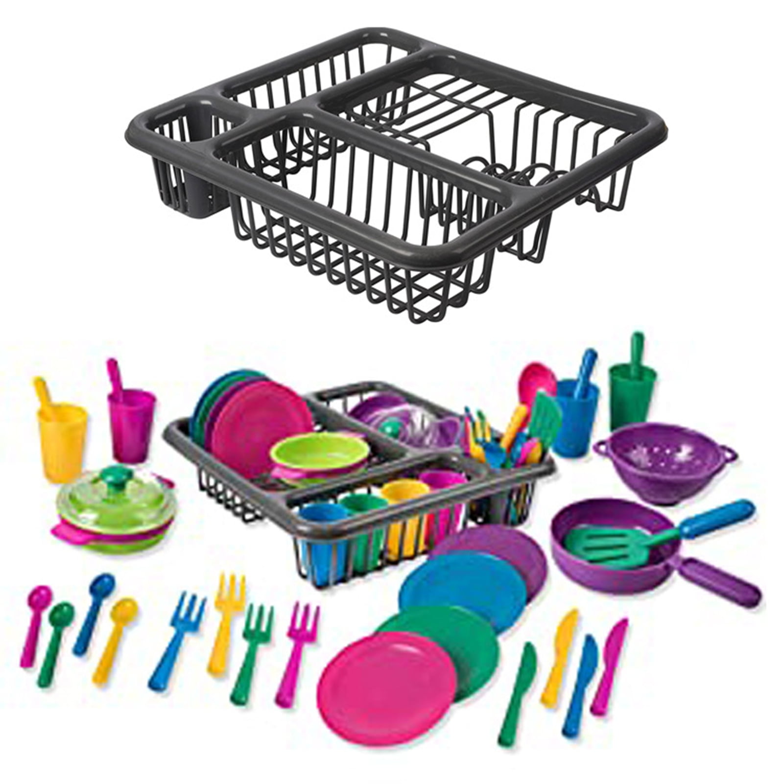 Miarnea 26Pcs Play Food Toys for Kids Pretend Food Play Toys with ...