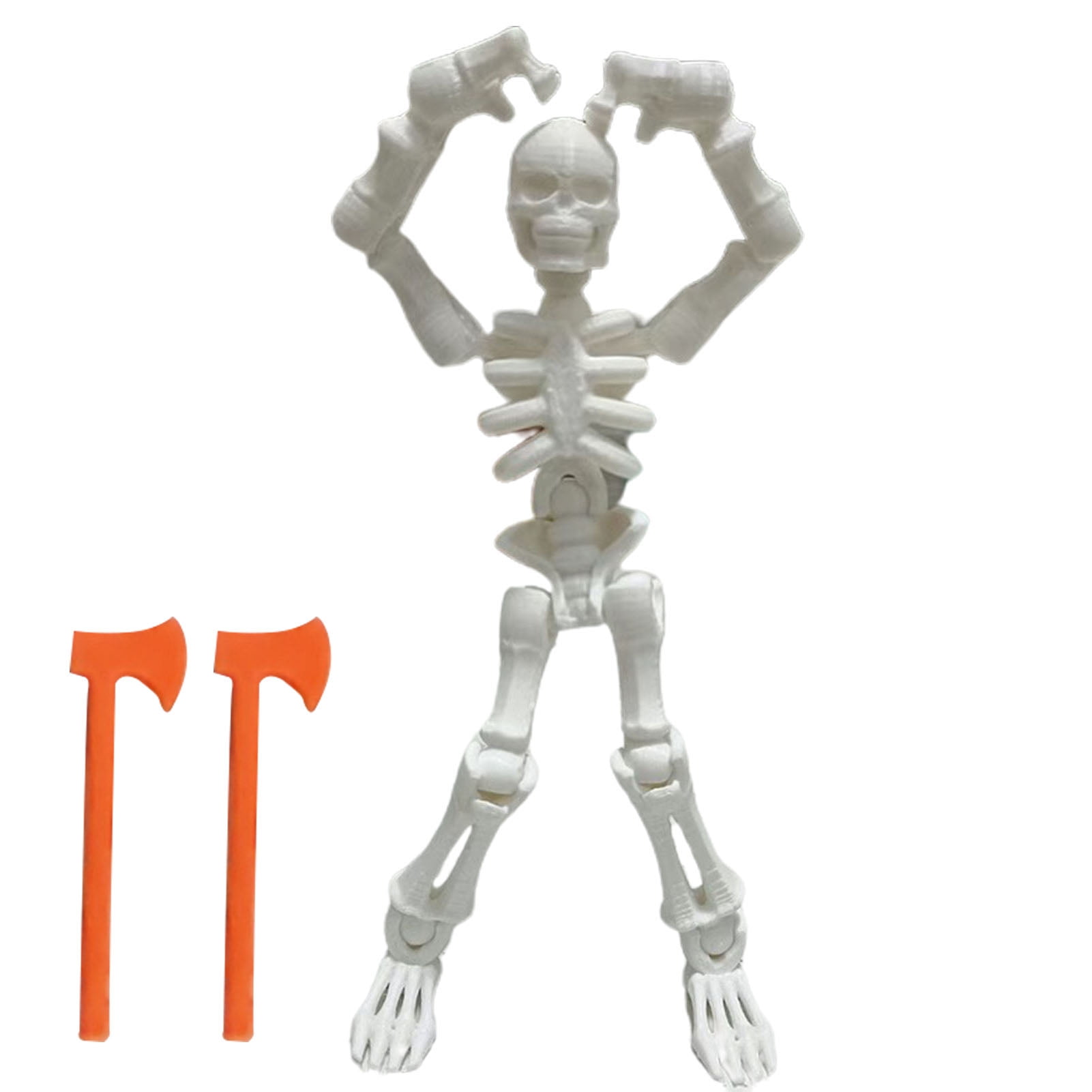 Miarnea 3D Printed Multi-jointed Skeleton Action Figure - Articulated ...