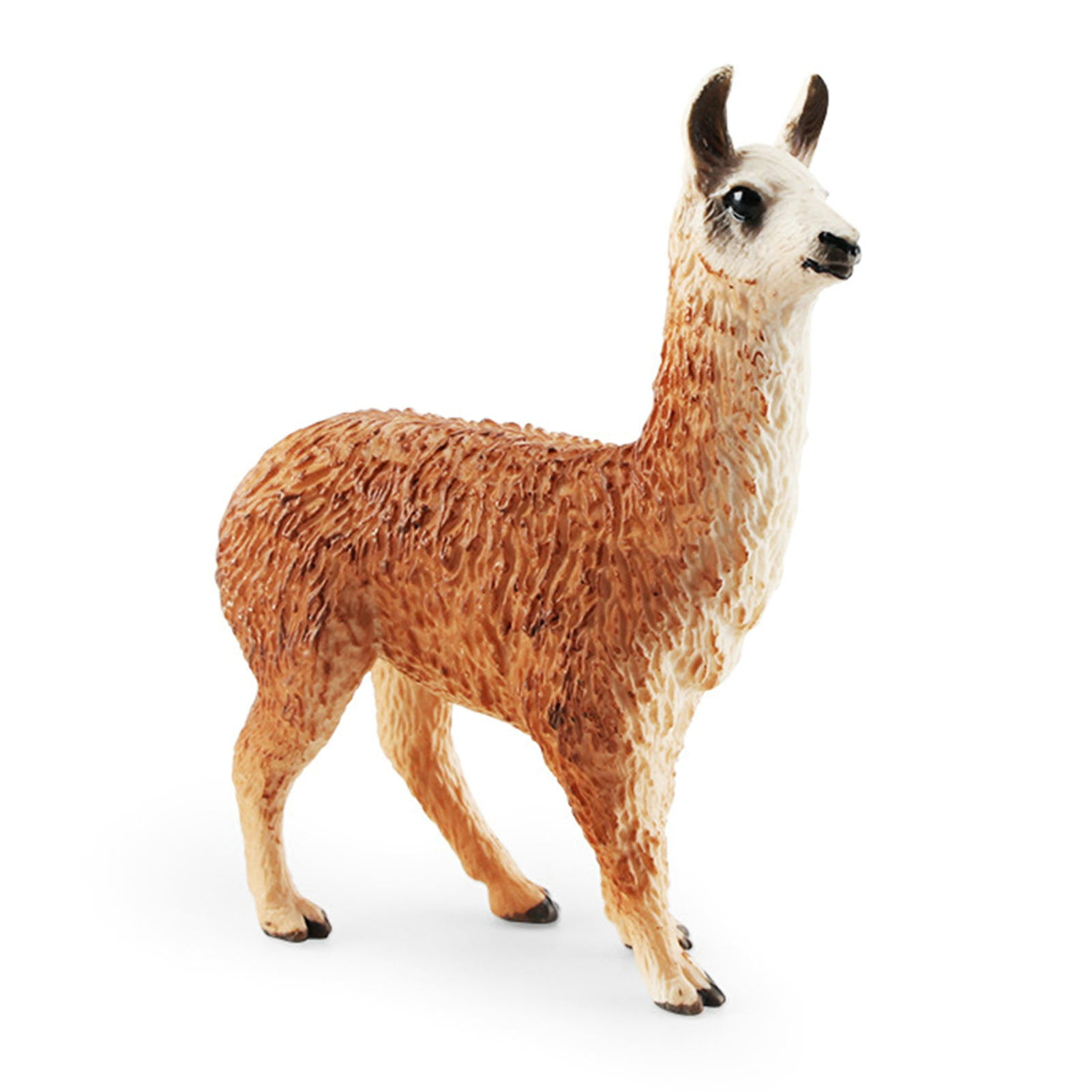 Miarnea Alpaca Statue Model: Vivid Look, Simulated Wild Animal, PVC ...