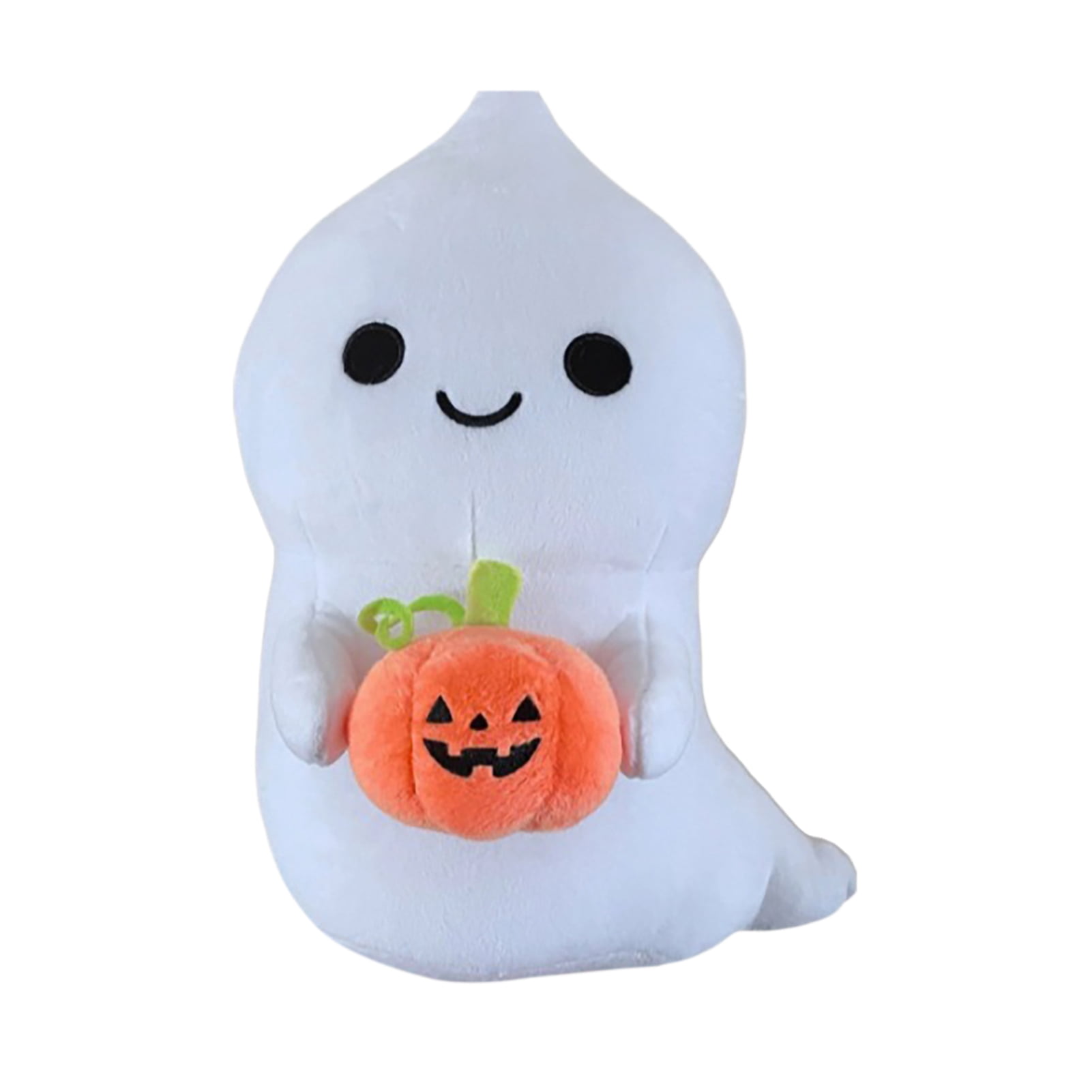 Miarnea Halloween White Ghost Plush Doll Pumpkin Ghost Stuffed Animal ...