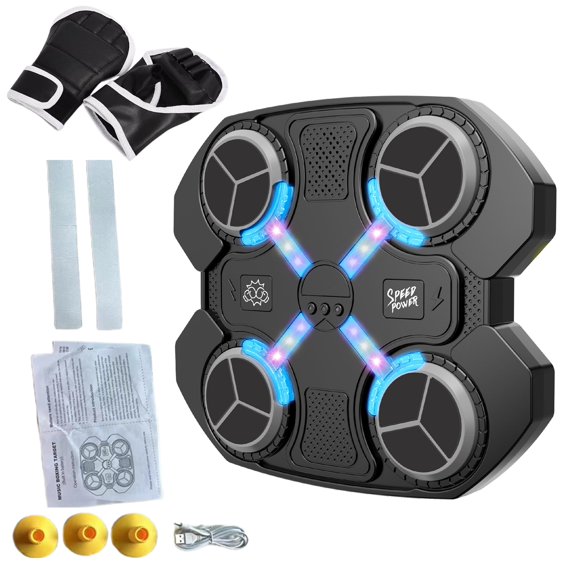 Miarnea Kids Toddler Toys, Music Boxing Machine with Gloves Wall ...