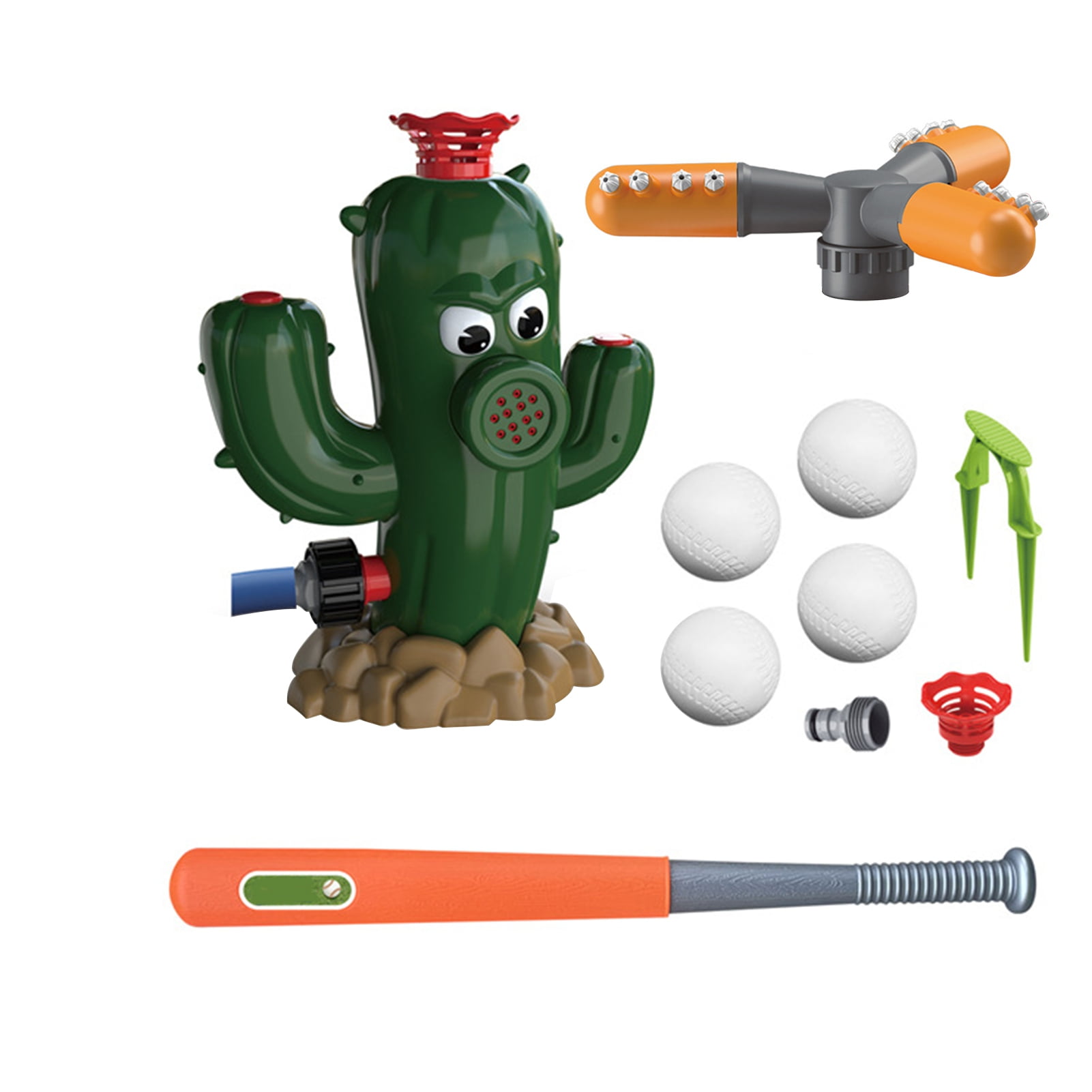 Miarnea Kids Toddler Toys, Water Sprinkler Baseball Game Toy Helicopter ...