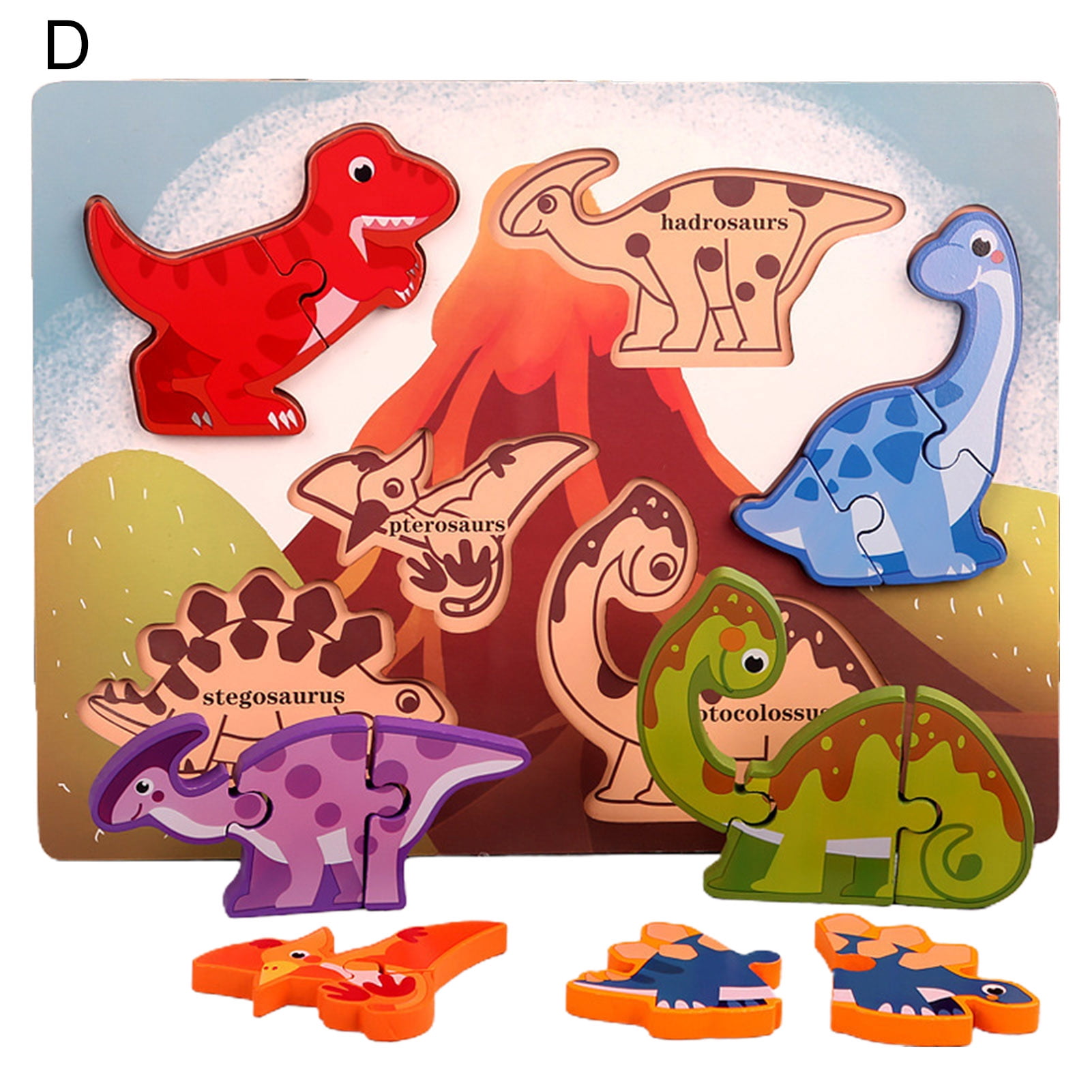 Miarnea Kids Toys, Animal Puzzle Toy Educational Vivid Adorable Kids ...