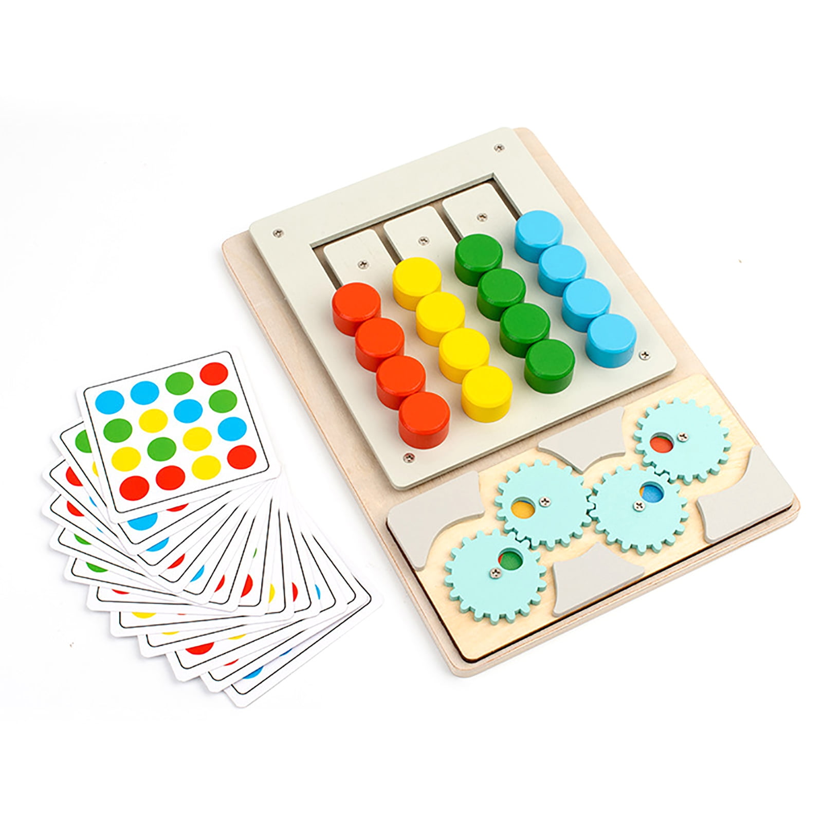Miarnea Kids Toys, Colorful Cognitive Chess Fun Shape Cognition Eco ...