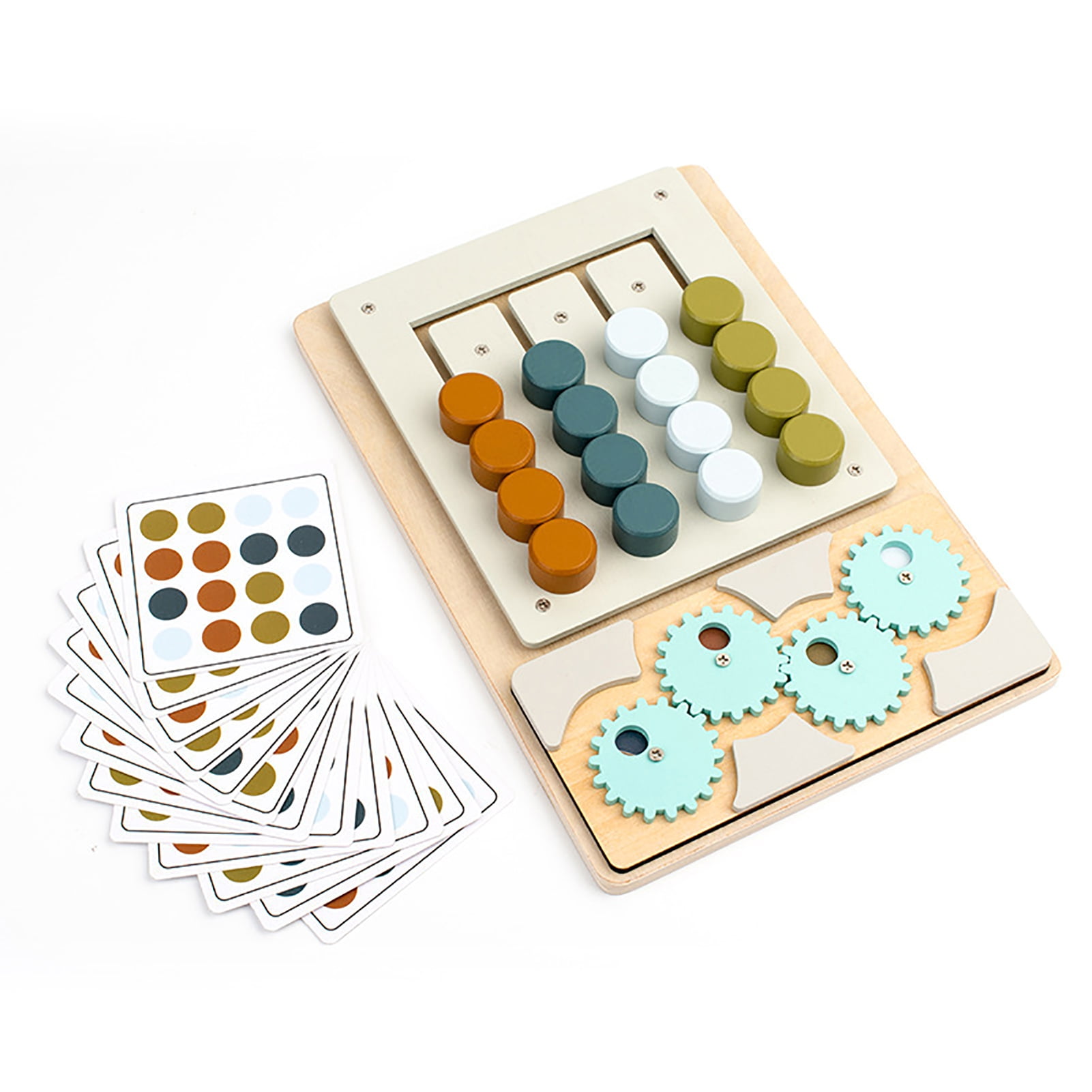 Miarnea Kids Toys, Colorful Cognitive Chess Fun Shape Cognition Eco ...