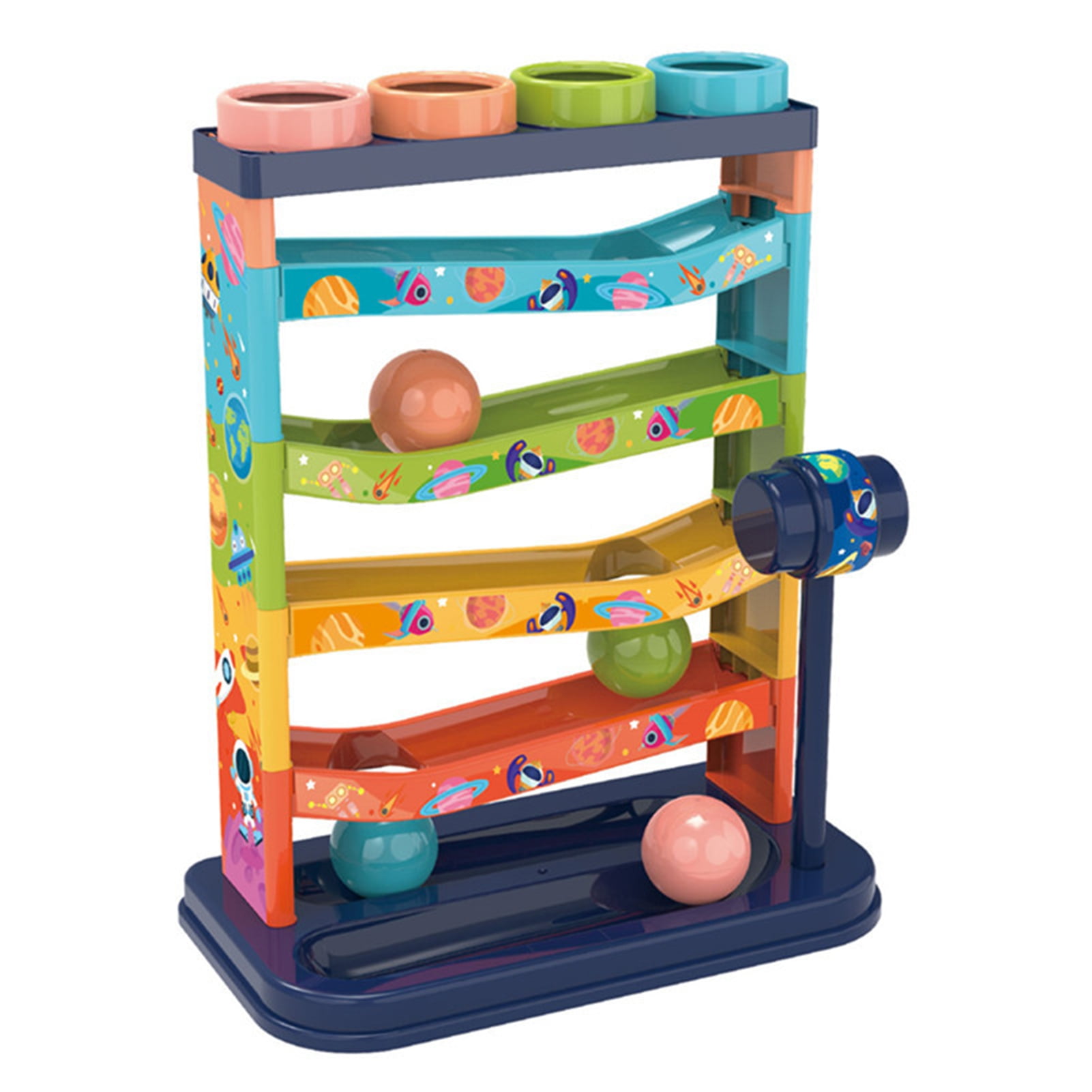 Miarnea Kids Toys, Track Toys 5 Layers Building Block Design Exercise ...