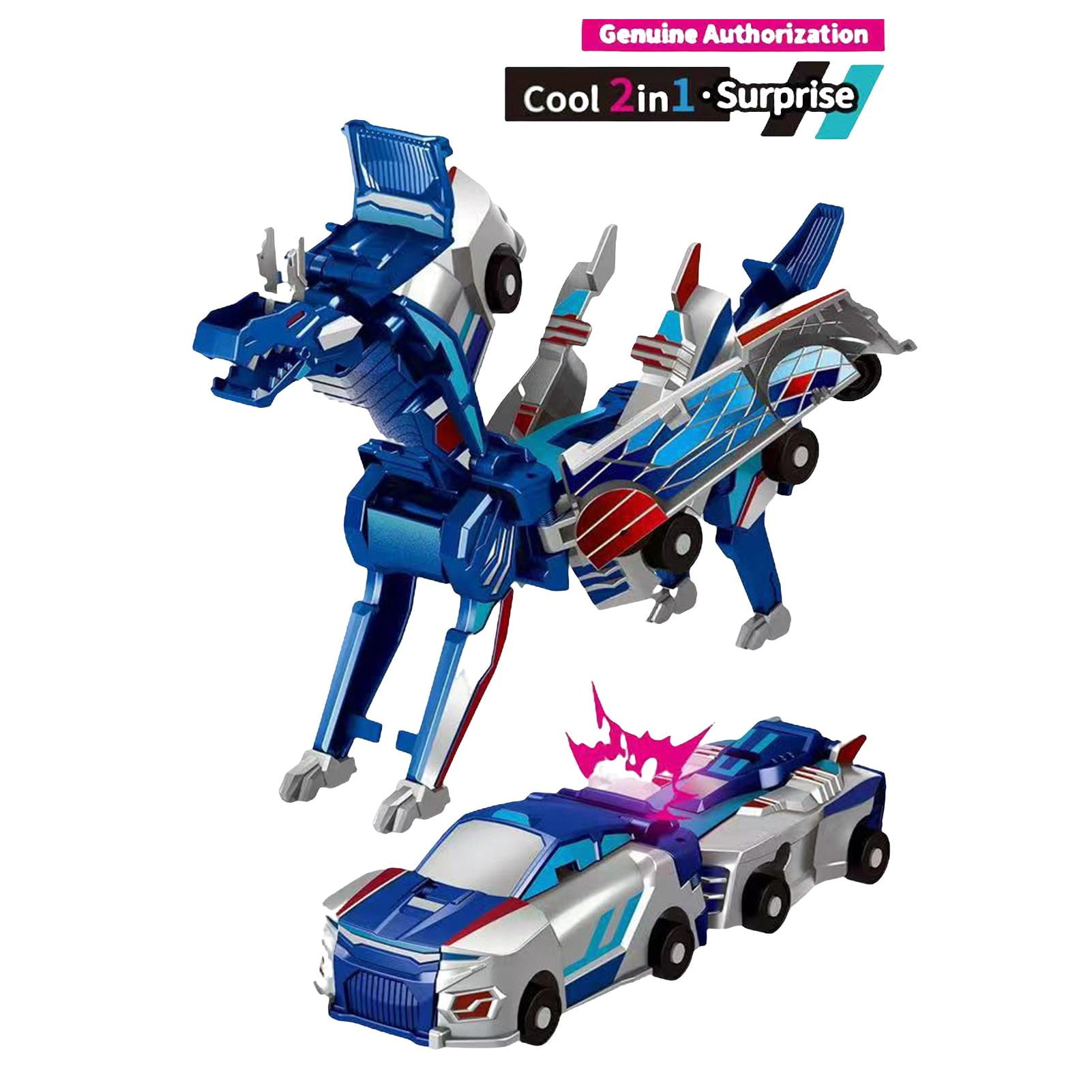 Miarnea Kids Toys Transformable Flying Dragon Toy for Toddler Mini Car ...