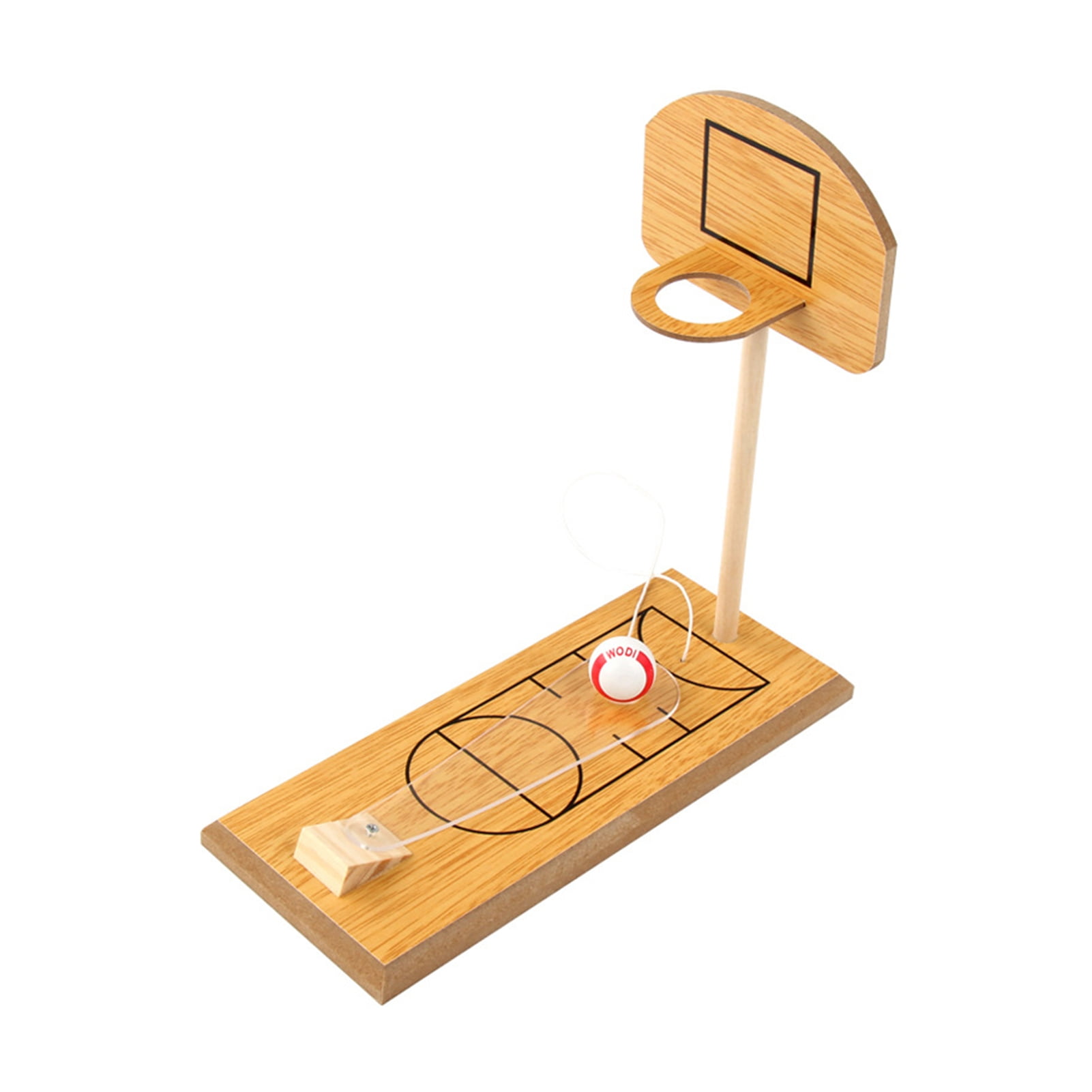 Miarnea Kids Toys, Wooden Finger Basketball Game Toy Tabletop Wooden ...
