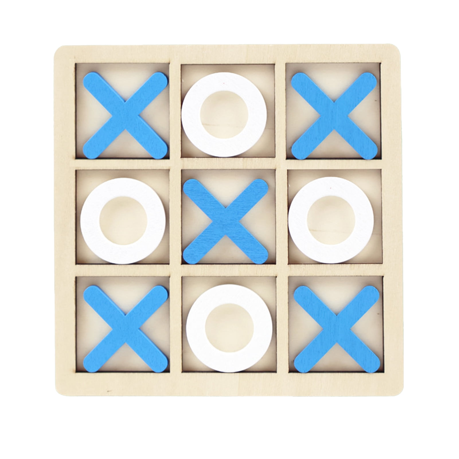 Miarnea Kids Toys Wooden XO Board Game Two-Player Battle Toddlers ...