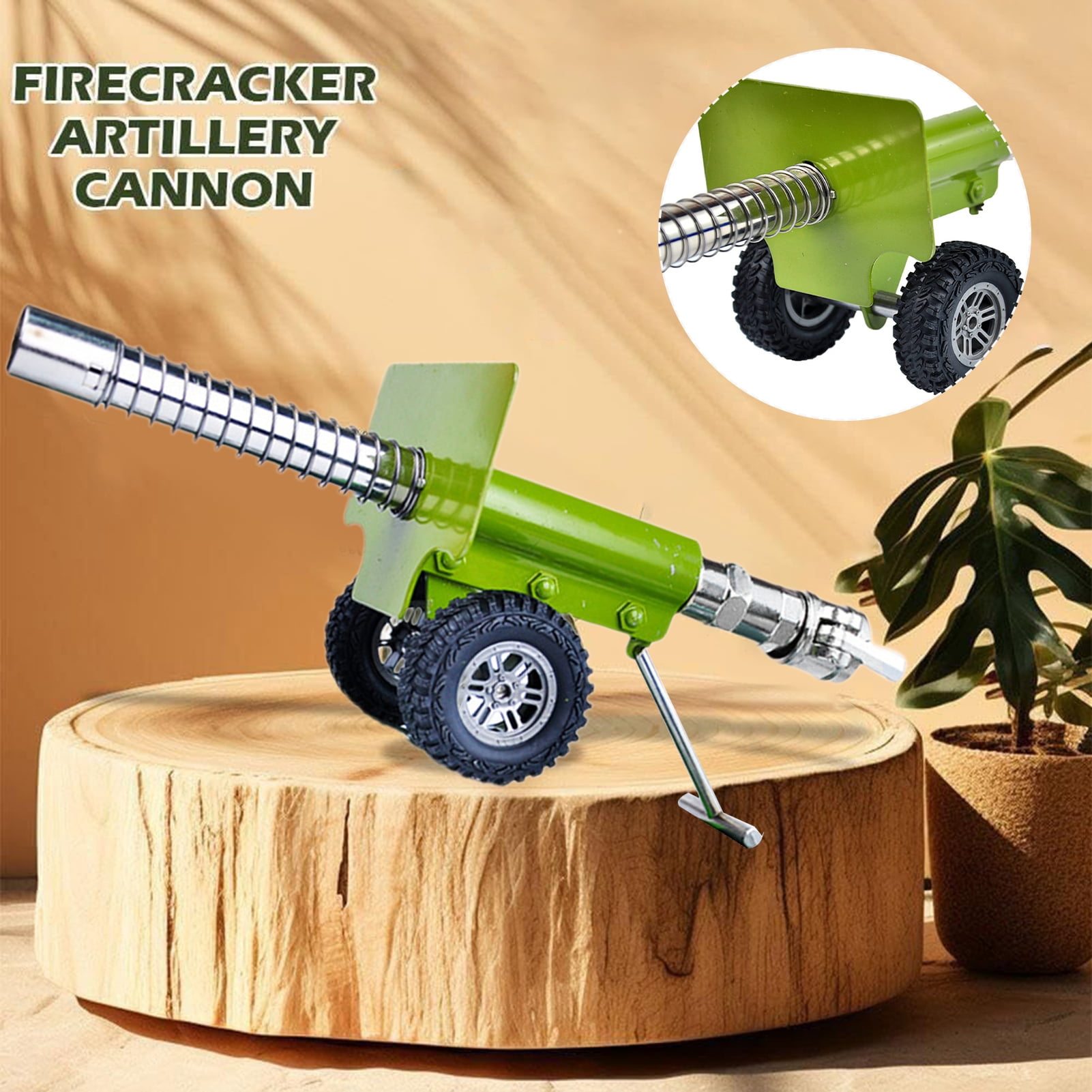 Miarnea Mini Cannon Figurine - Realistic Artillery Launcher Model ...