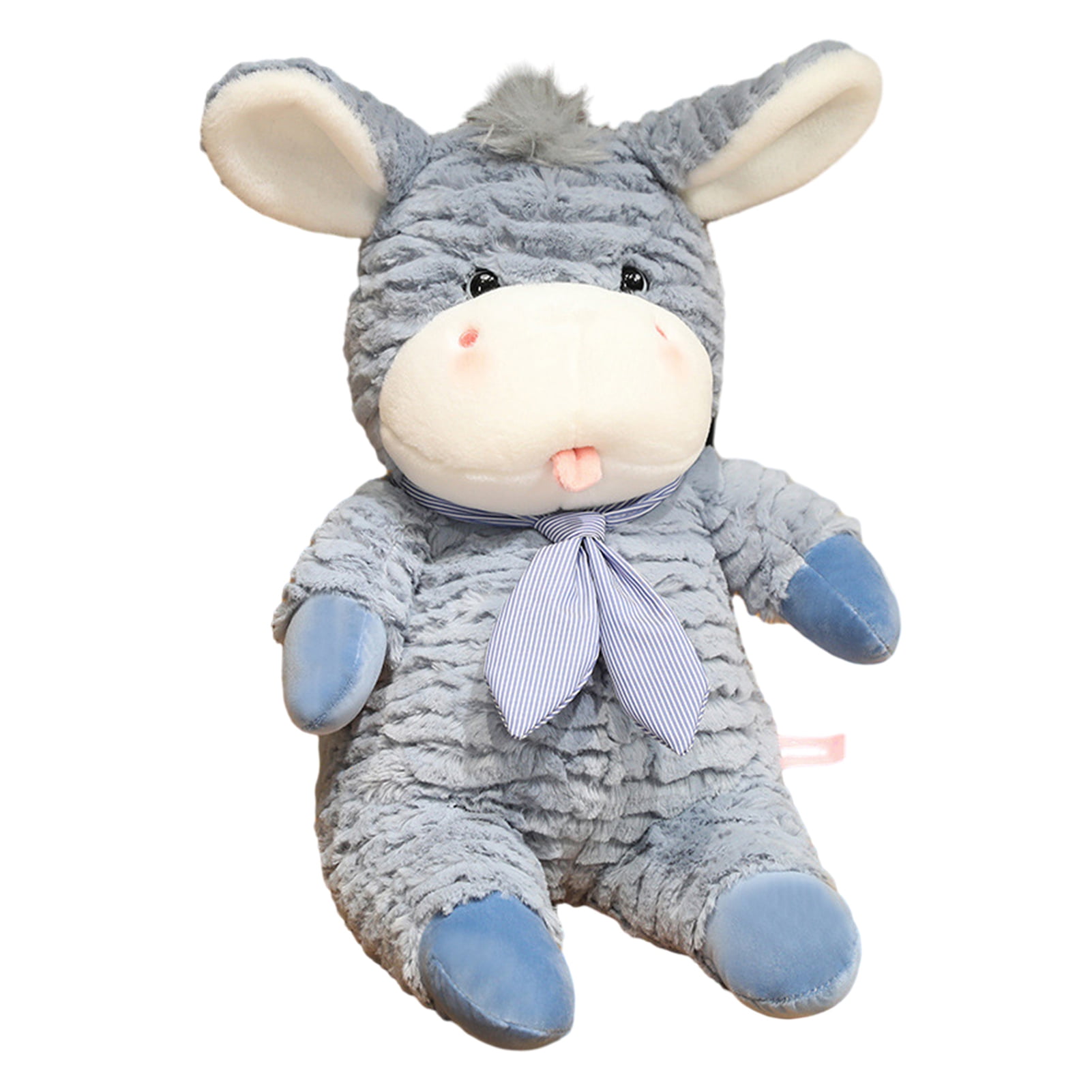 Miarnea Plush Donkey Toy Cute Soft Fluffy PP Cotton Stuffed Animal ...