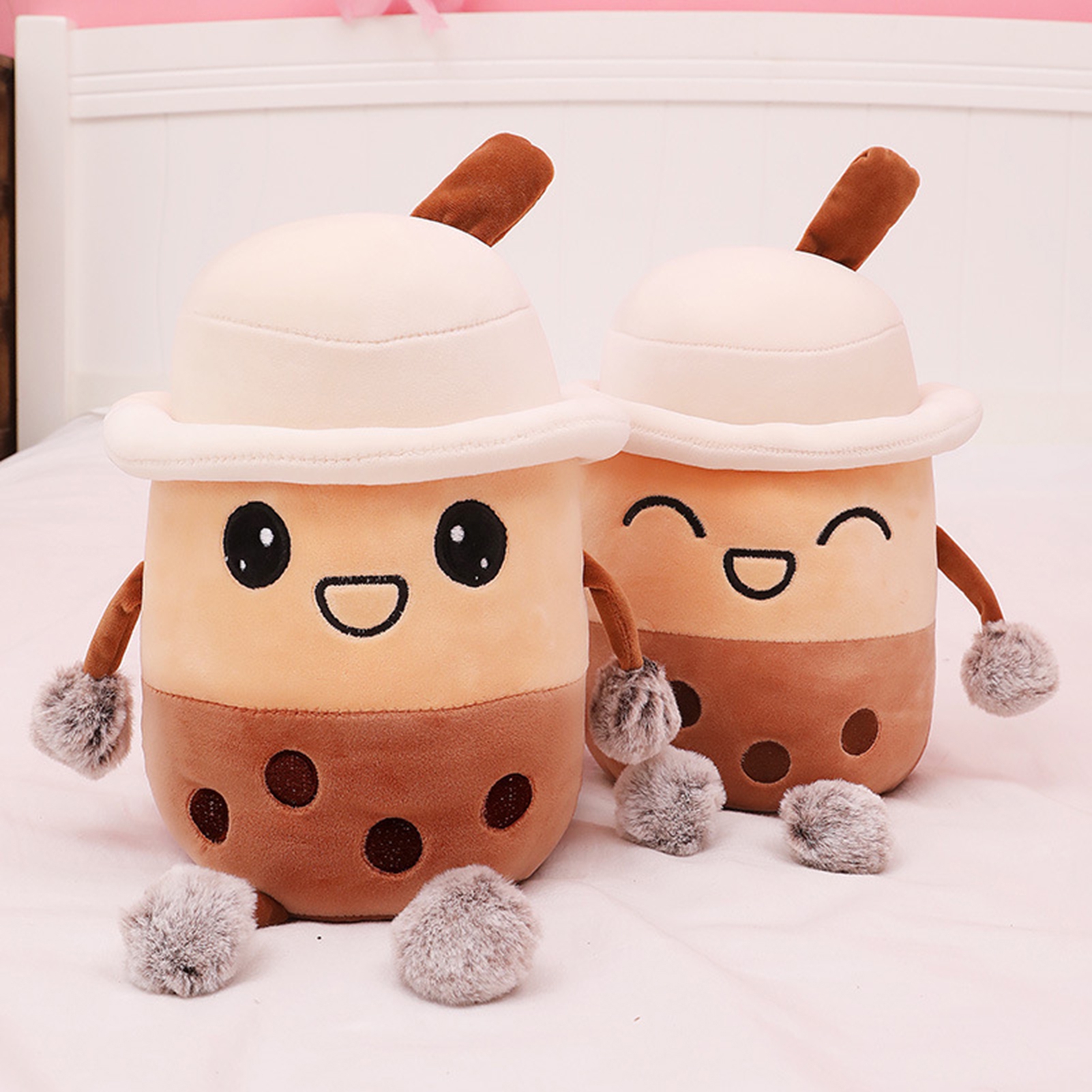 Miarnea Pulsh Toy for Kids 3+ Toddler Toys Milky Tea Cup Plush Toy Cute ...
