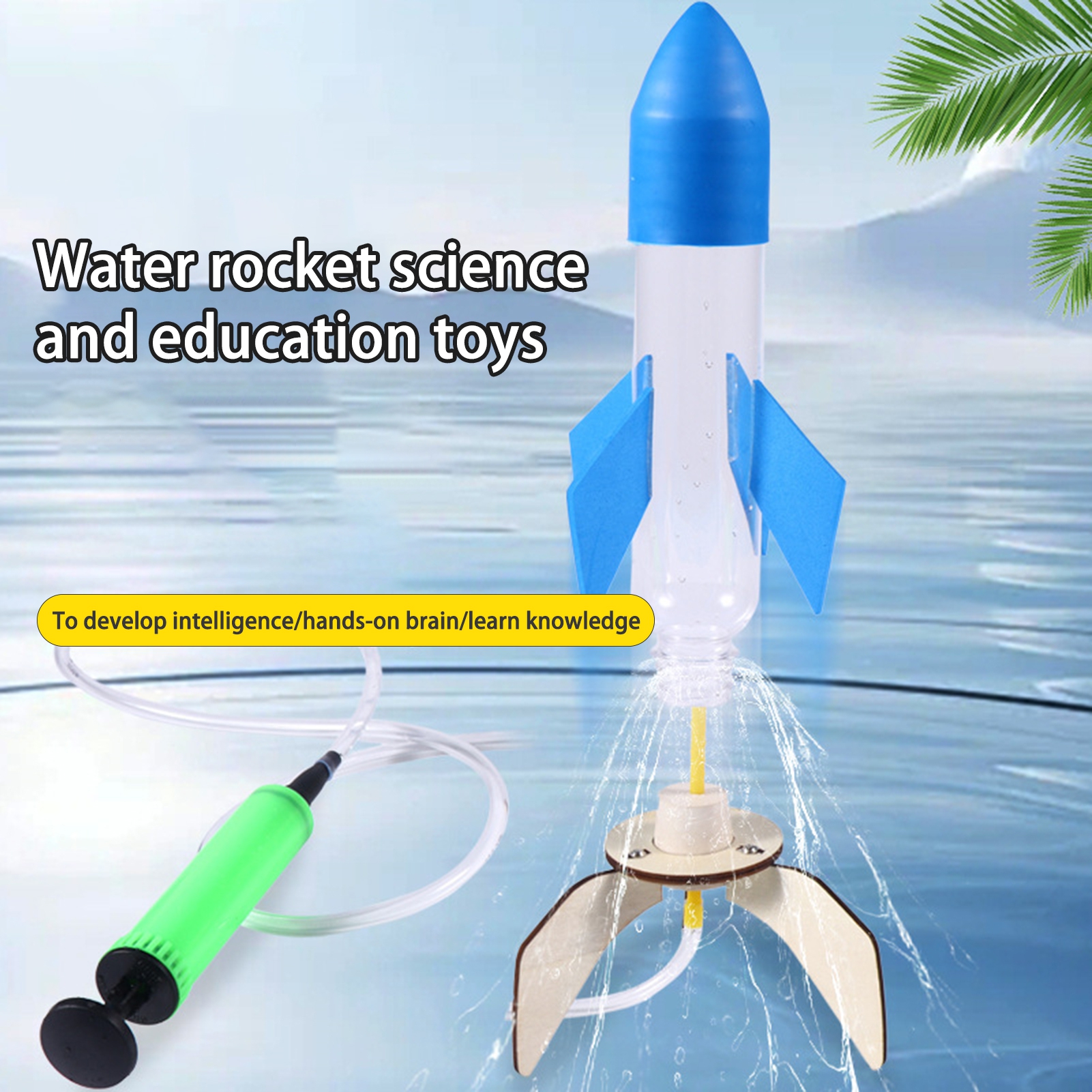 Miarnea Rocket Sprinklers Toys - Outdoor Water Play, Science ...
