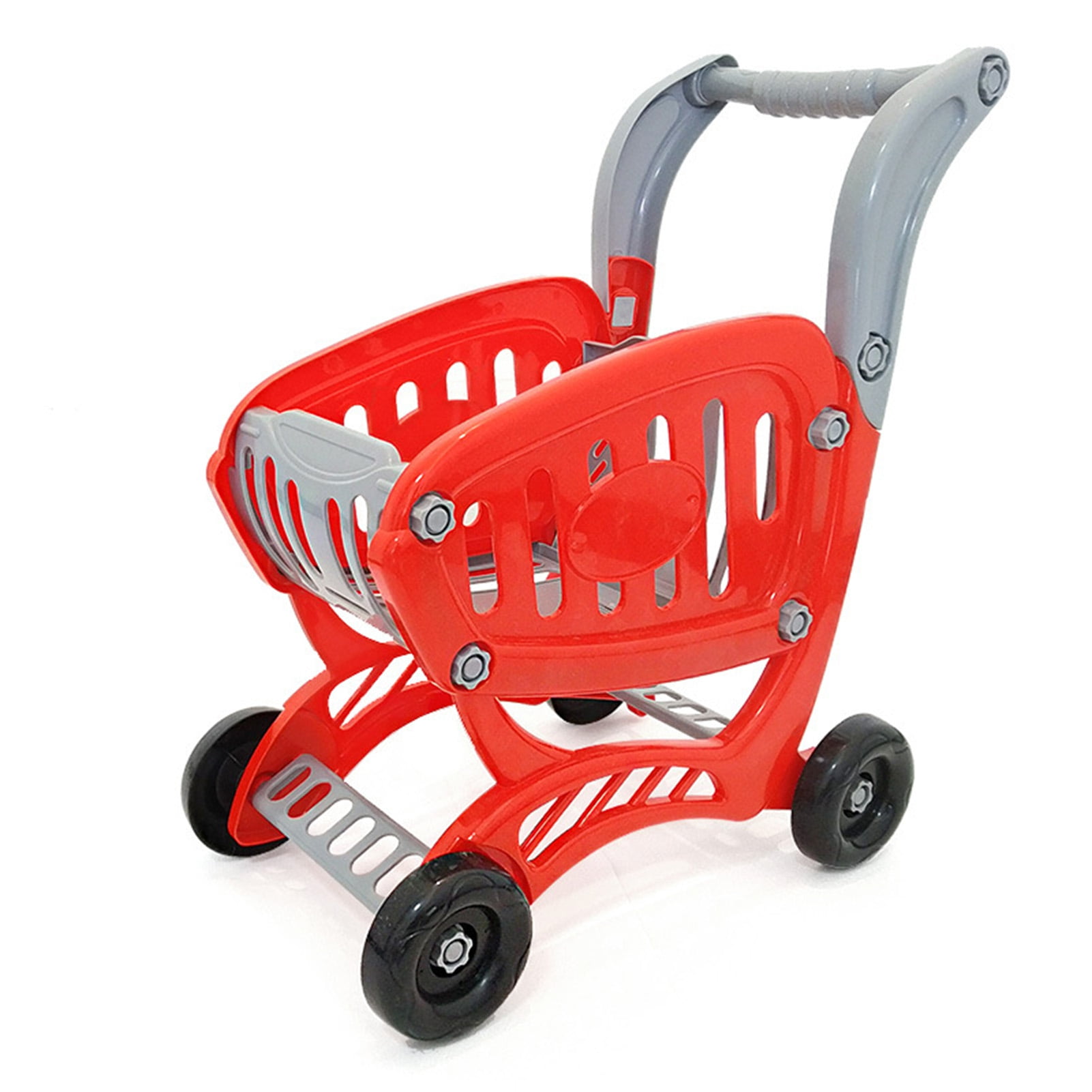 Miarnea Shopping Cart Toys for Toddler, Kids Shopping Cart Trolley Role ...