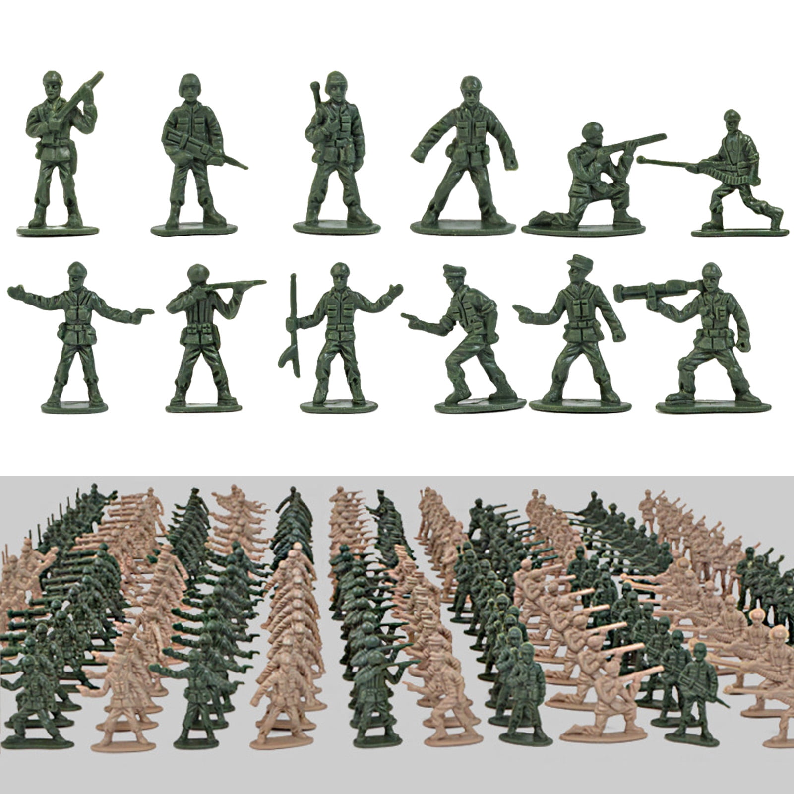 Miarnea Soldier Toy for Kids Plastic Army Men Action Figures Soldiers ...