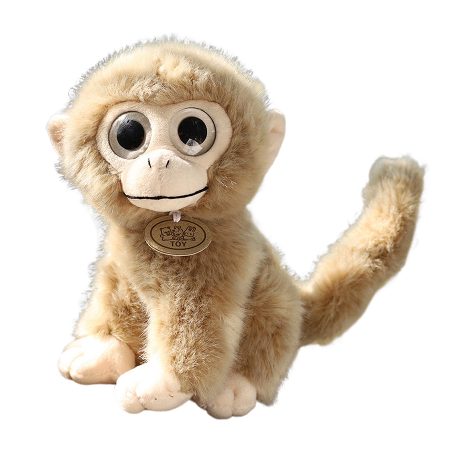 Miarnea Super Soft Plush Monkey Doll Adorable Design with Big Eyes Long ...