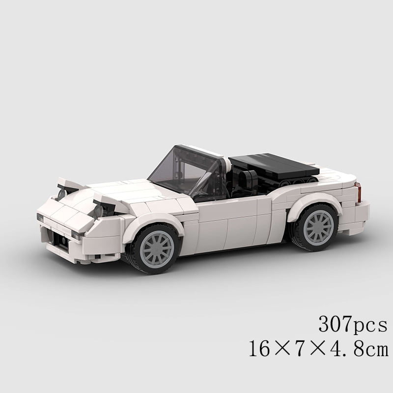 Miata MX-5 NA M3 MOC Car Speed Champions Super Race F1 Vehicle Model ...