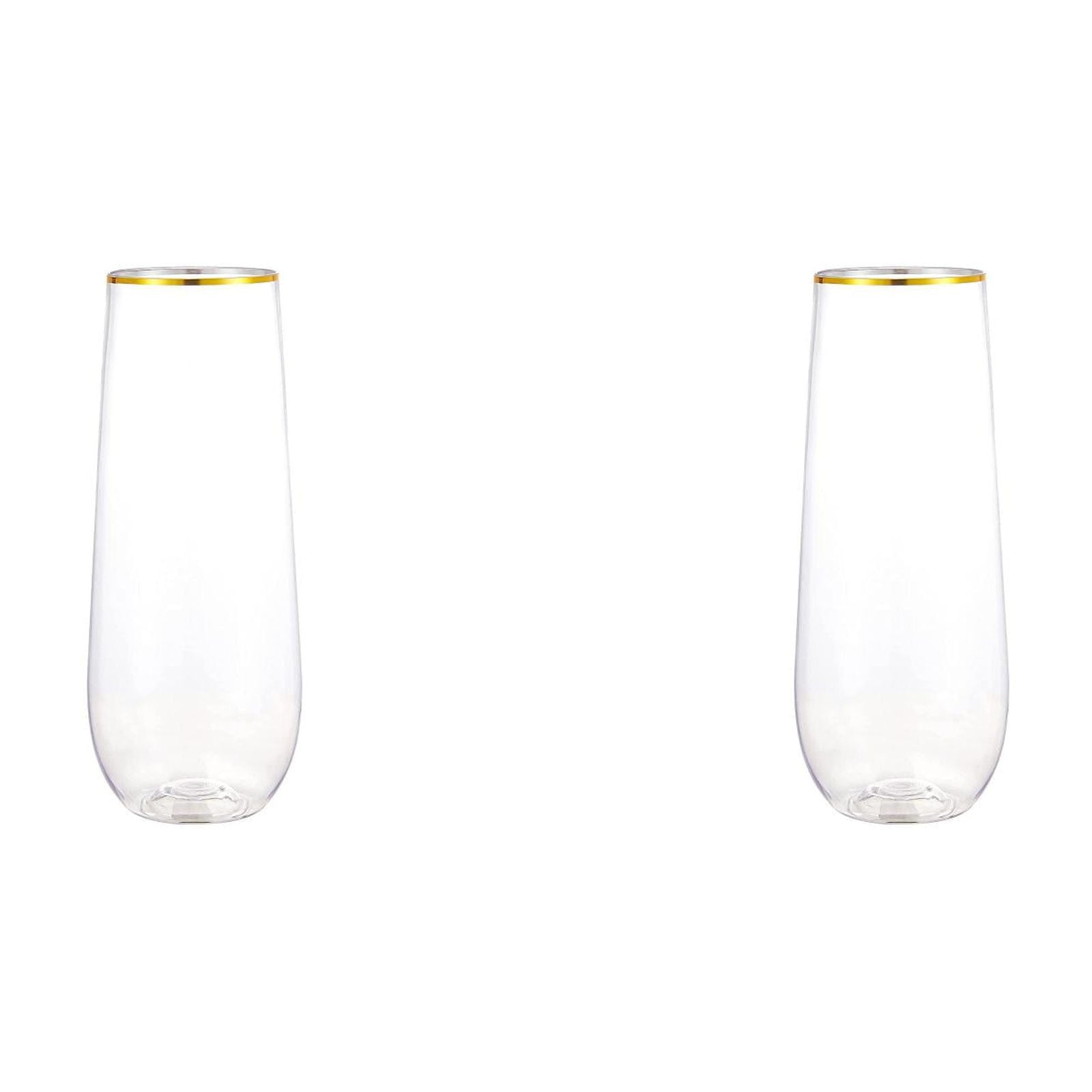Miayilima 1* Champagne Glass *2 Disposable Water Glass Champagne Glass ...