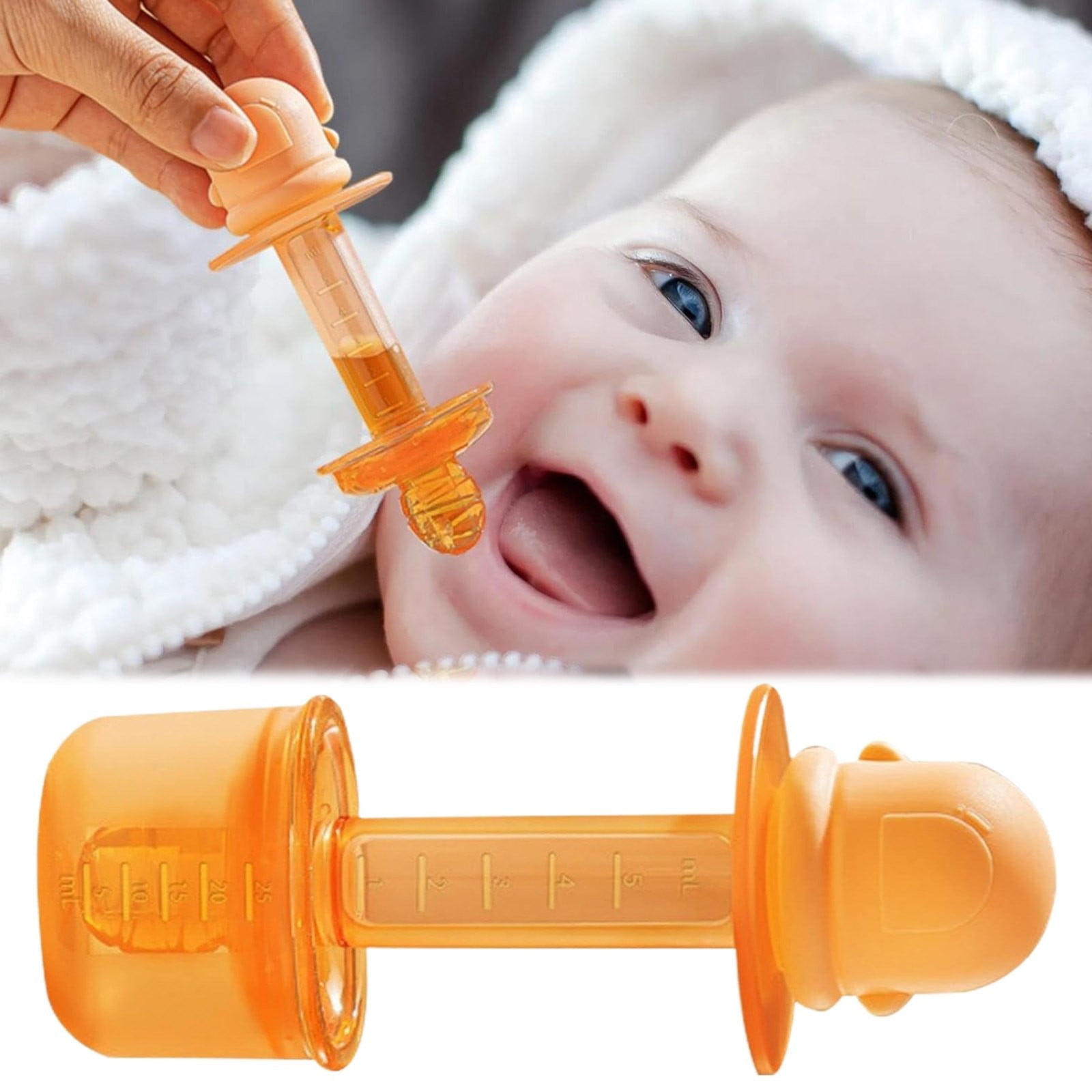 Miayilima Baby Dispenser Set Infant Medicine Syringe Baby Essentials Portable Baby Pacifier ...