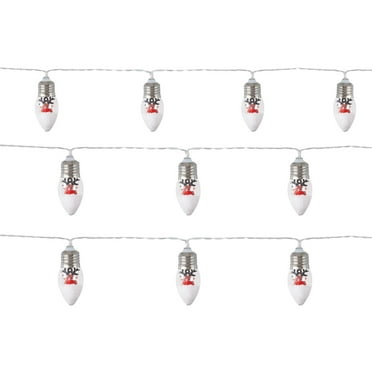 Snowflake String Lights, 33 ft LED String Lights with 2 Modes, Battery ...