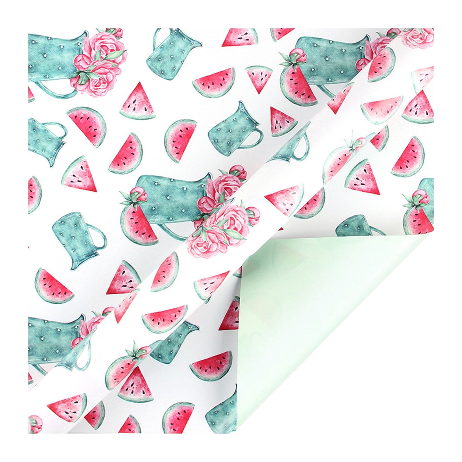 Miayilima Gift Wrapping Paper Cute Cartoon Print Pink Colorful Wrapping ...