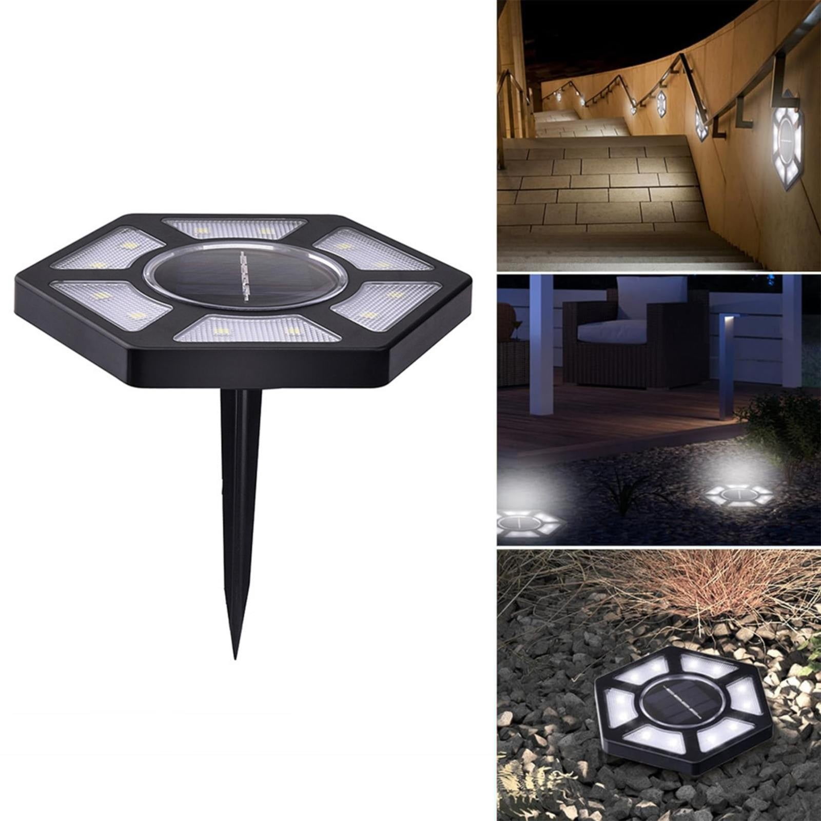 Miayilima Outdoor Garden Solar Lights Outdoor Ground Lights With 12 Led ...
