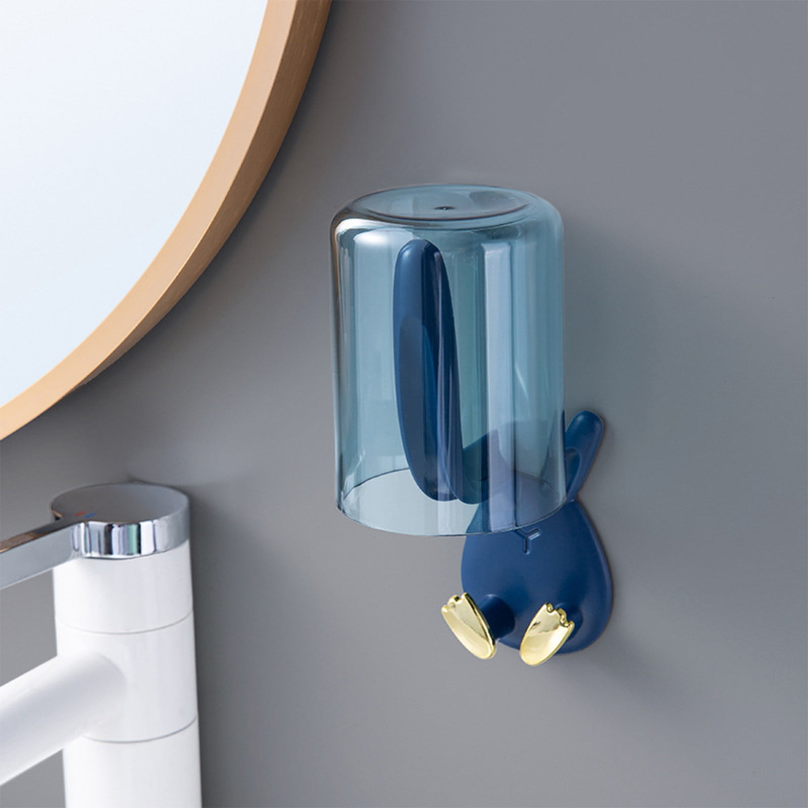 Miayilima Rack Household Rabbit Paste Bathroom Toothbrush Shelf Tooth ...