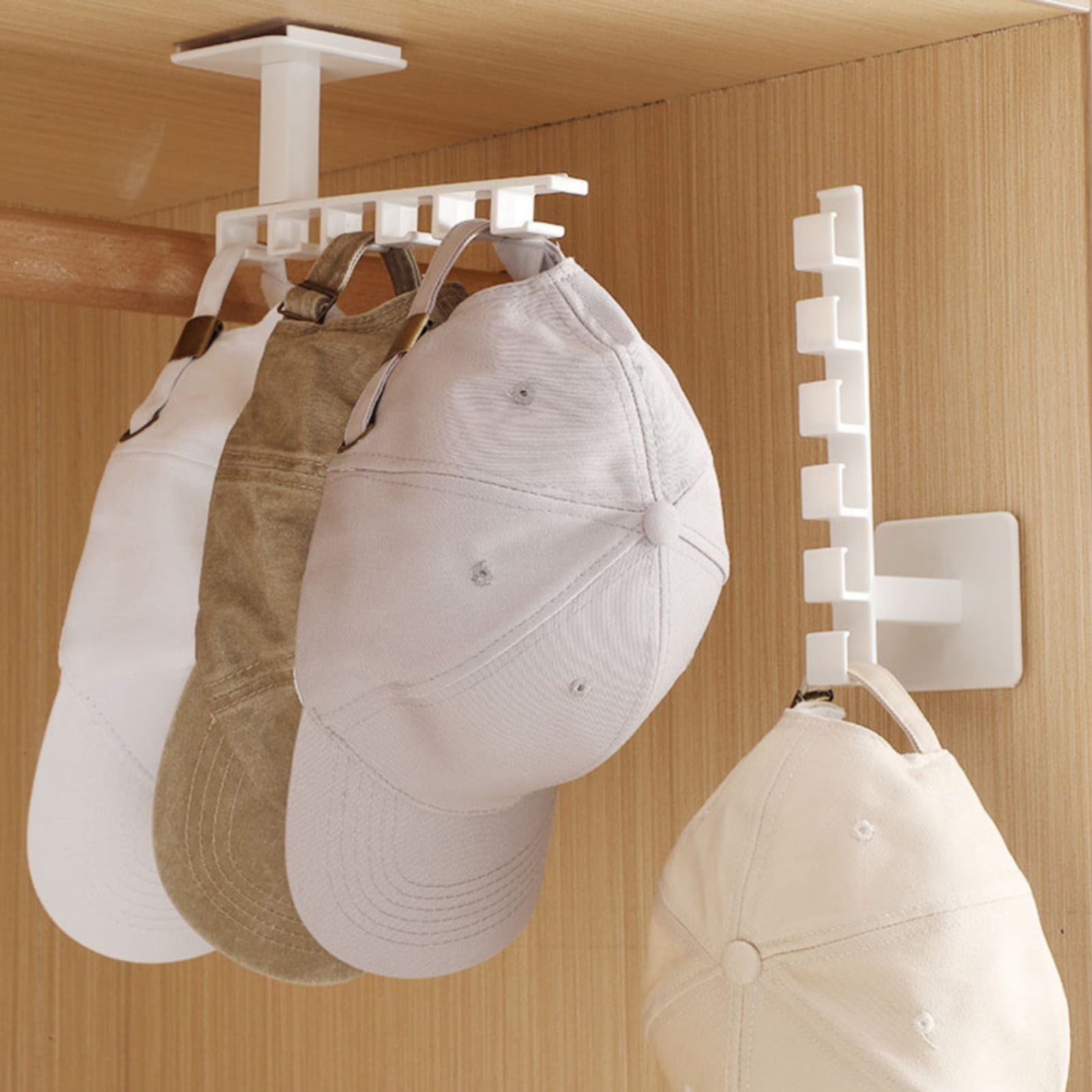 Miayilima Rack No Punching Top Hanging Wall Hanging Hair Accessories ...