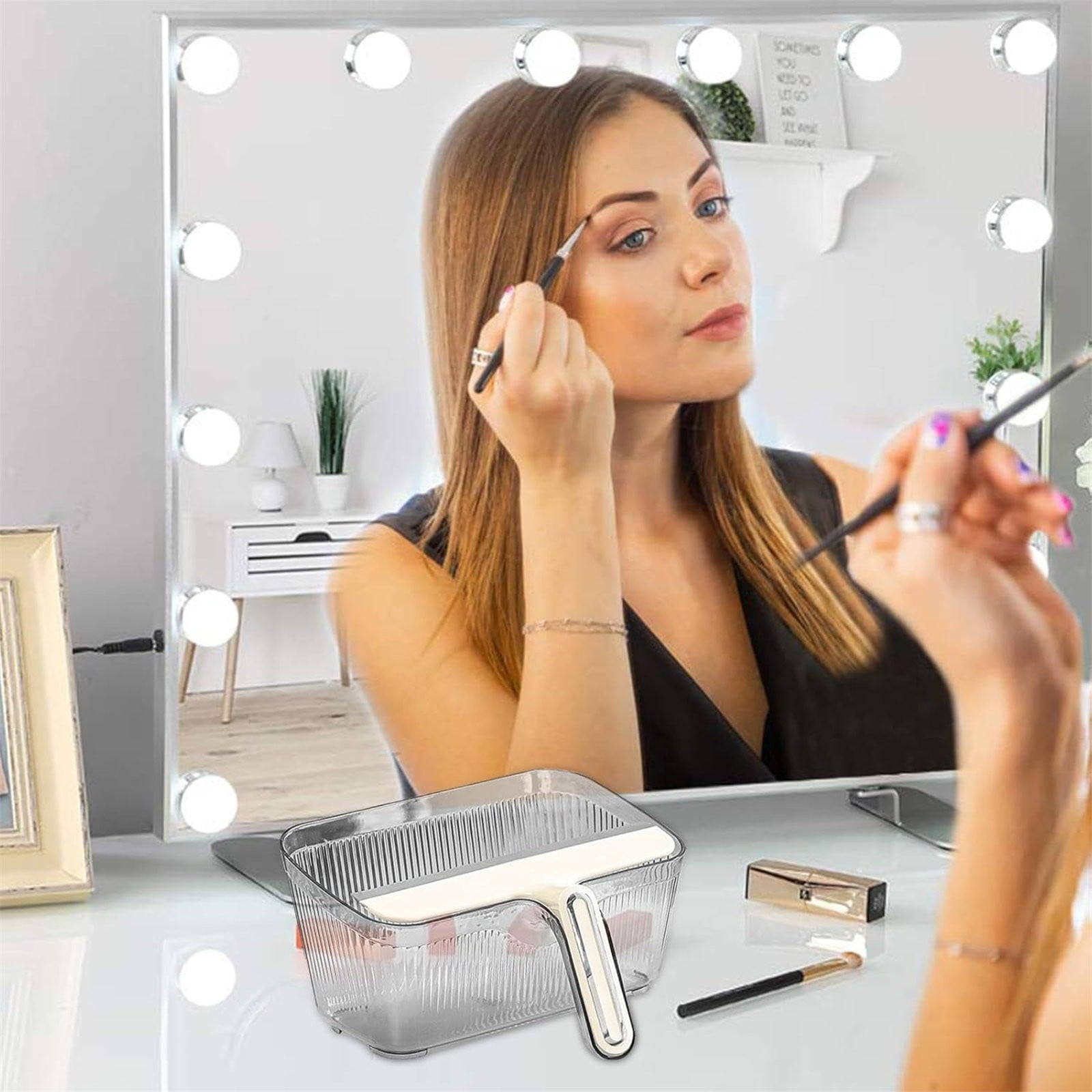 Miayilima Trash Can Desk Trash | Multi Functional Waste Kitchen Trash ...